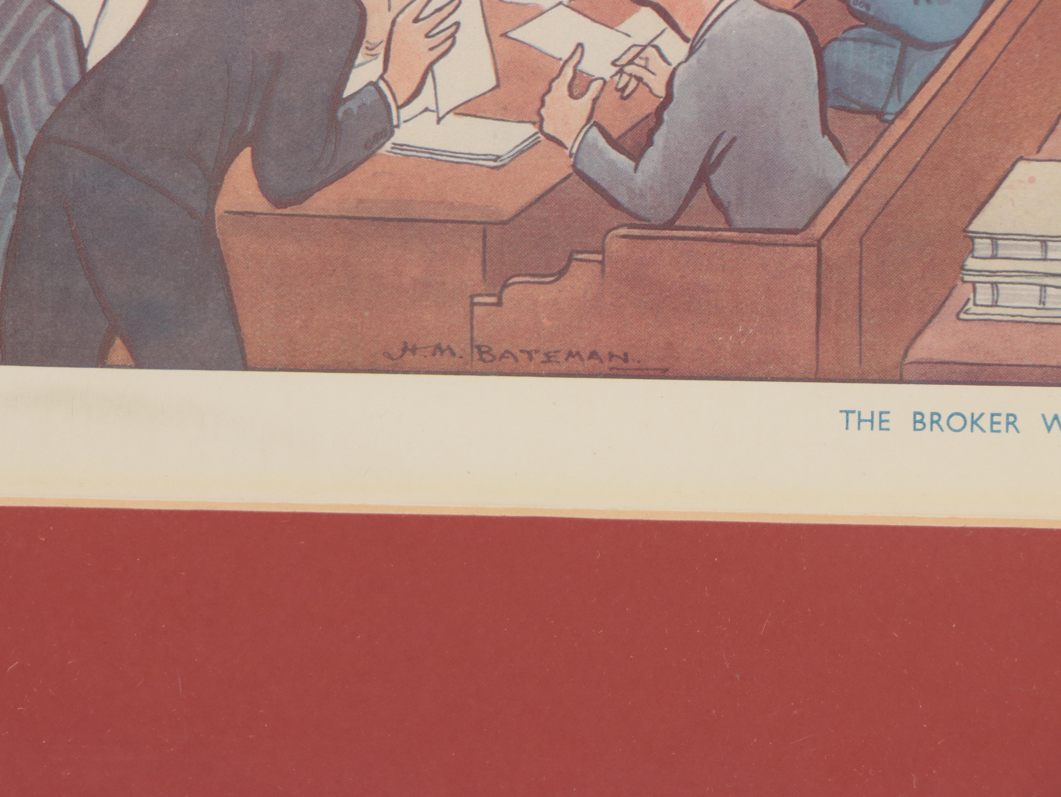 Pair of H.M. Bateman Offset Lithographs | EBTH