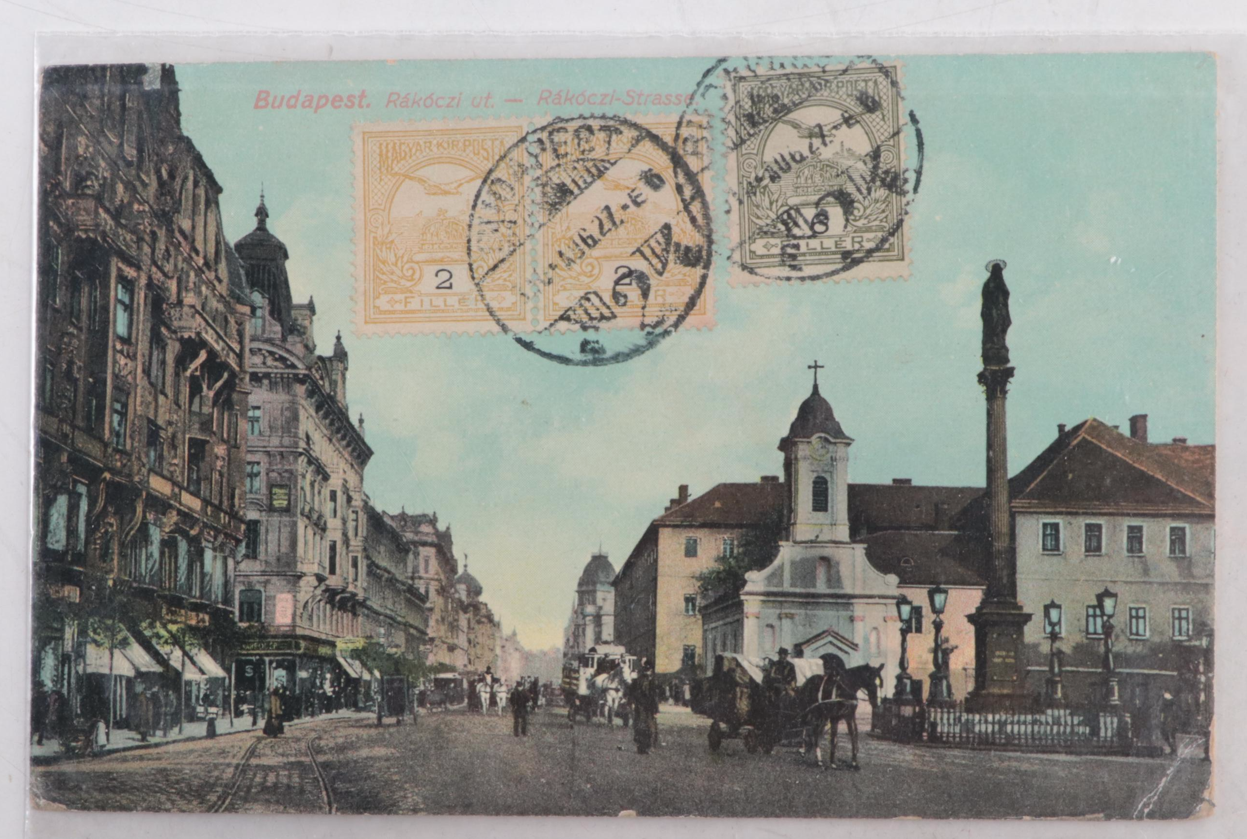 Budapest Souvenir Postcards Written to Henry Langfeldt, 1909–1910 | EBTH