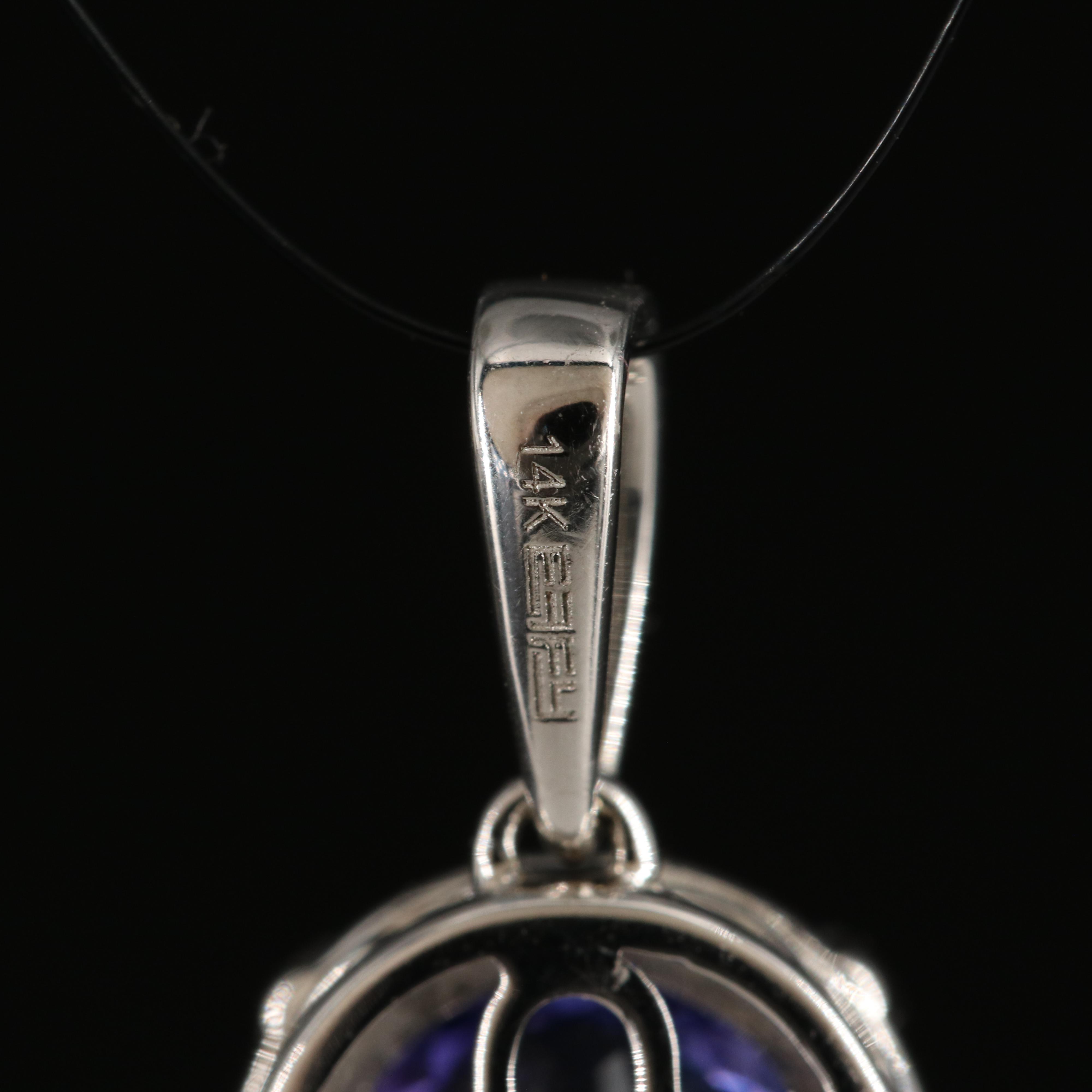 EFFY 18K Tanzanite and Diamond Pendant | EBTH