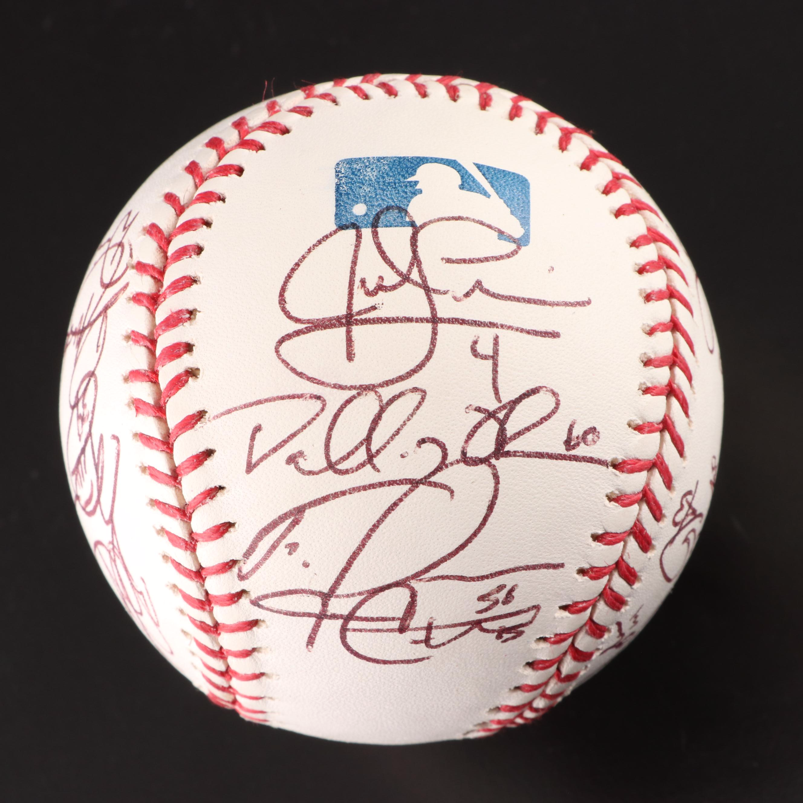 2012 Houston Astros Signed Rawlings Baseball with Altuve, Keuchel, and ...