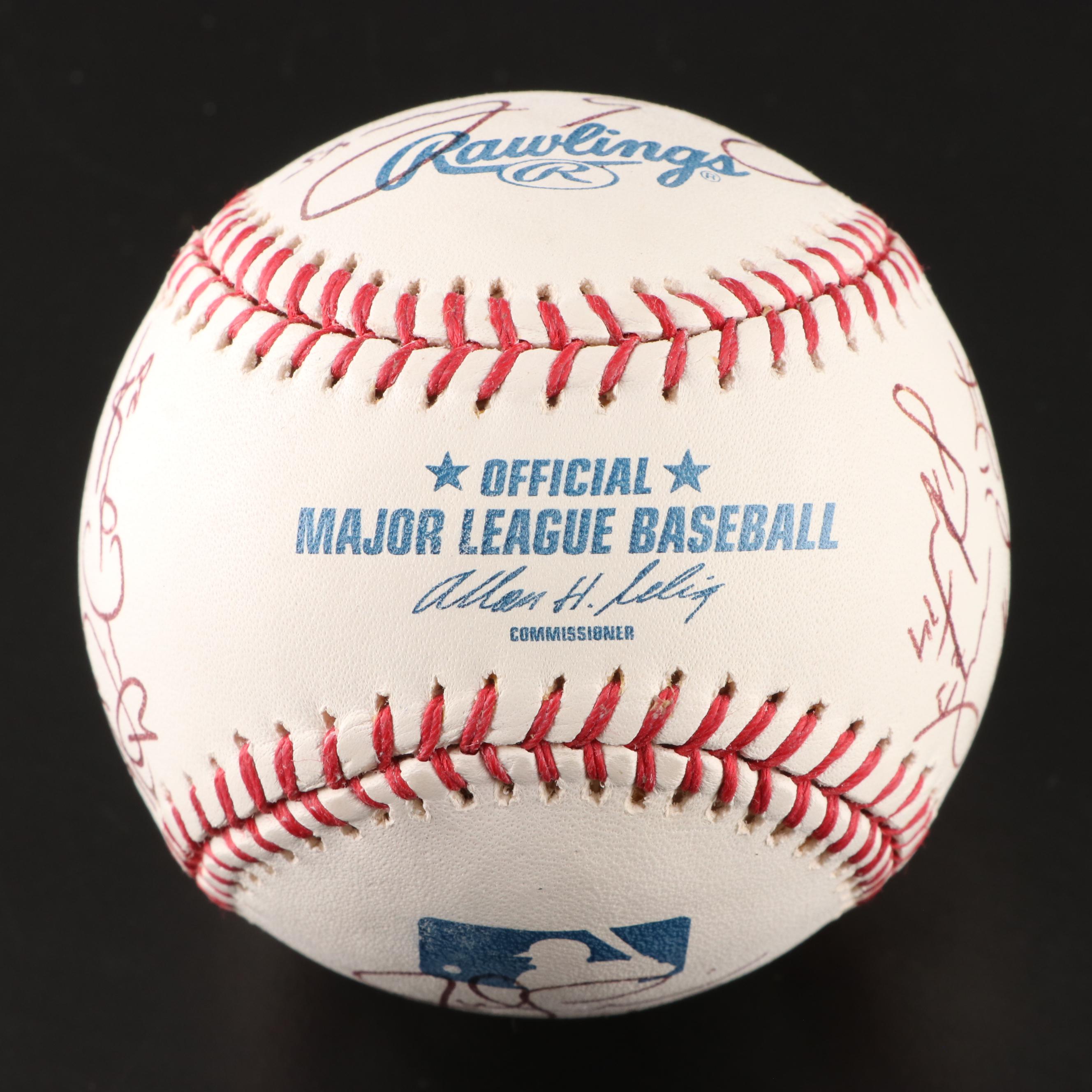 2012 Houston Astros Signed Rawlings Baseball with Altuve, Keuchel, and ...