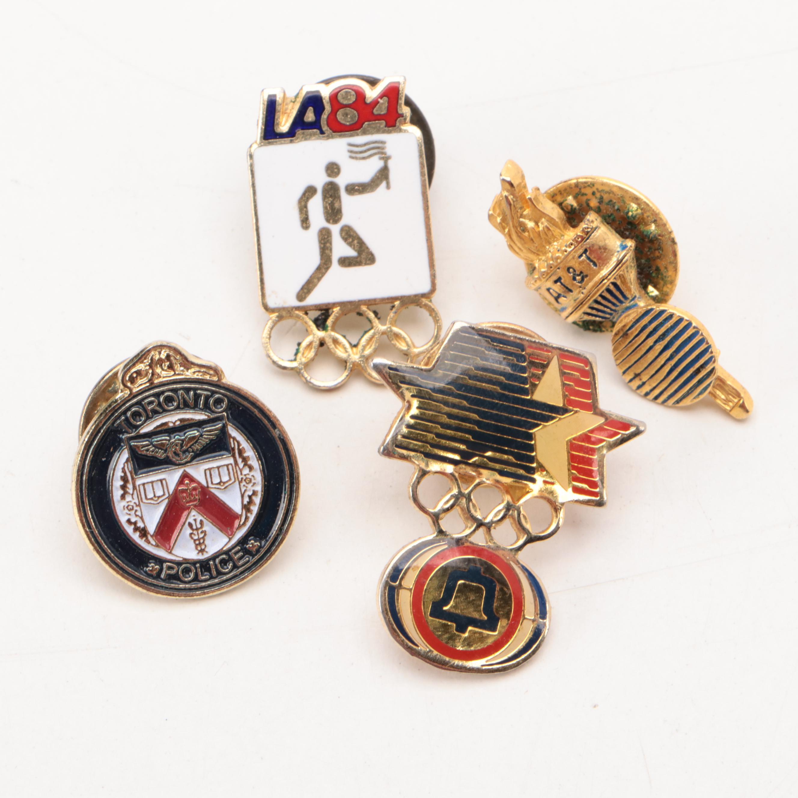 1999–2000 Atlanta Hawks Inaugural Season and Olympic Games Pins | EBTH