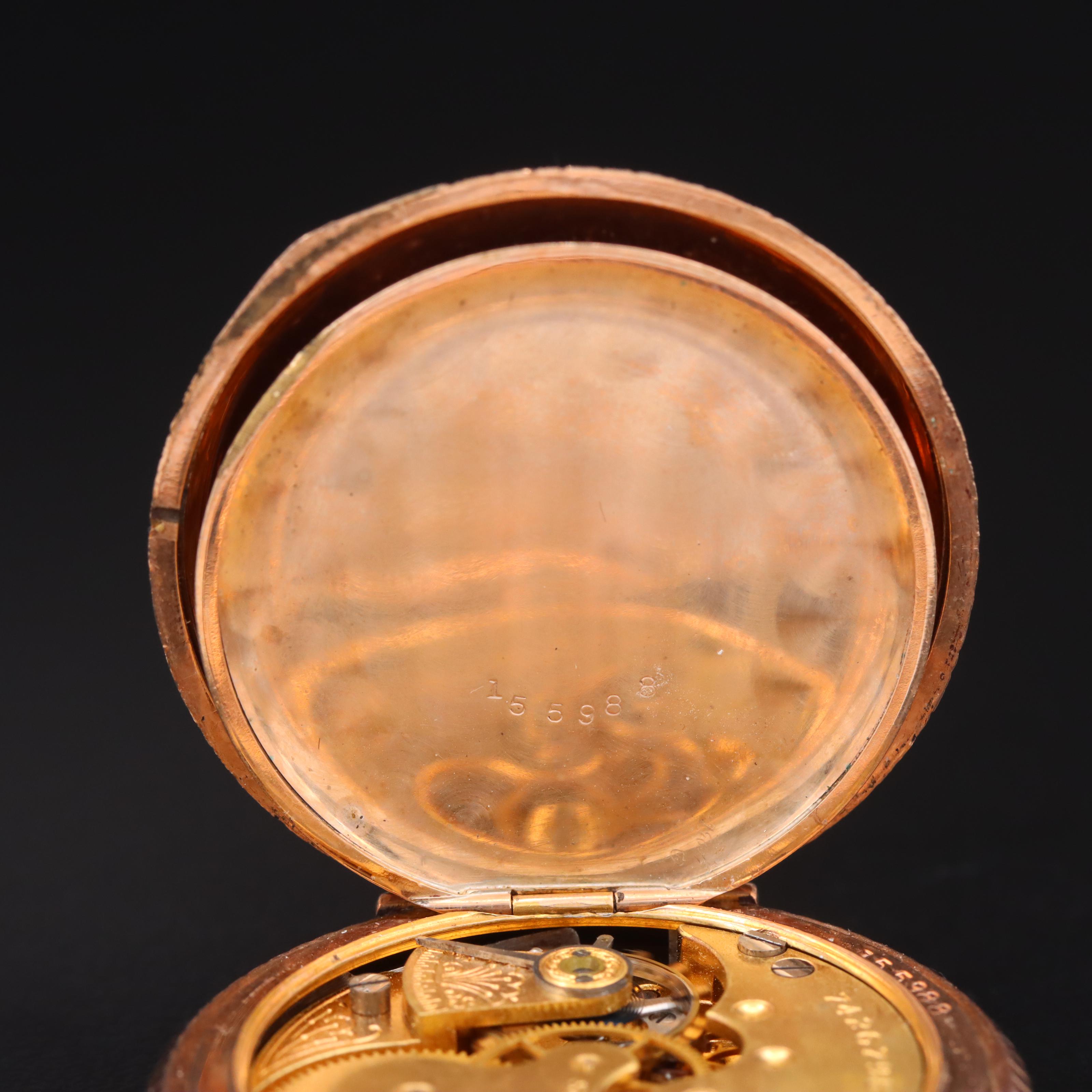 1898 Elgin Hunter Case Pocket Watch | EBTH