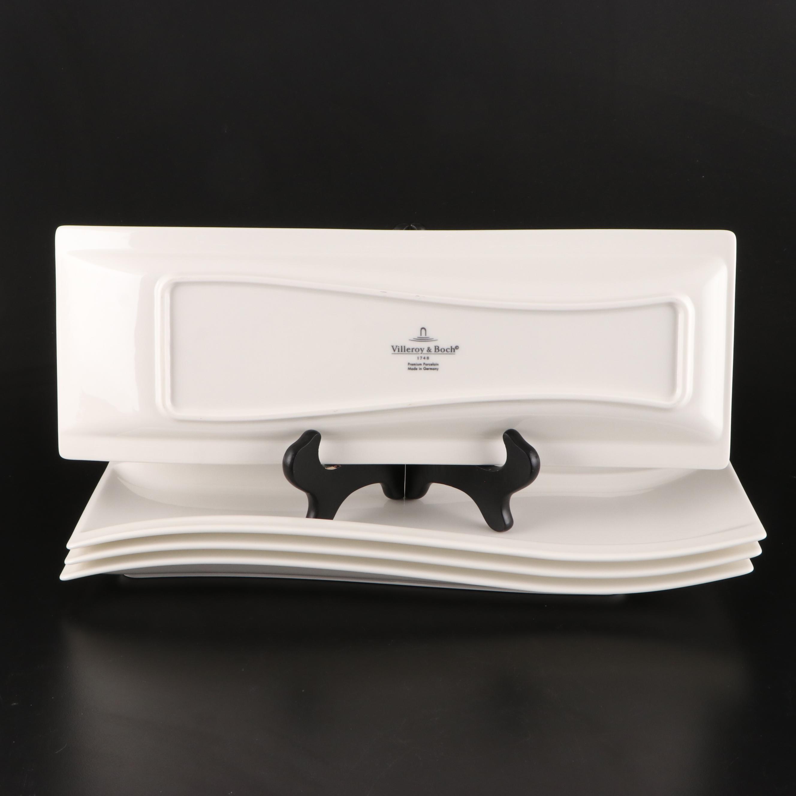 Villeroy & Boch "NewWave" Ceramic Divided Serving Dish and Dinnerware ...
