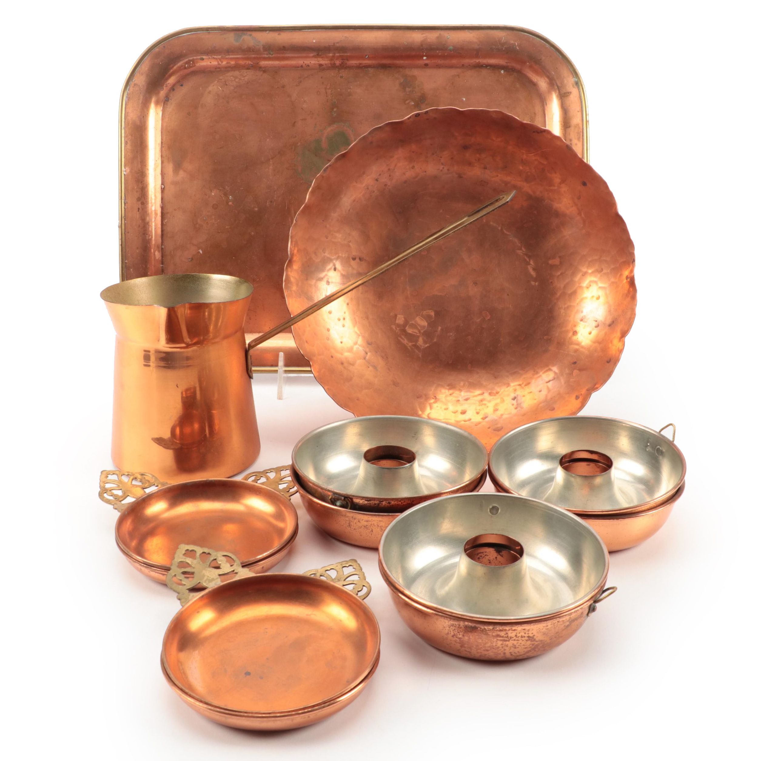 Korean Copper Turkish Coffee Pot with More Bakeware and Tableware | EBTH