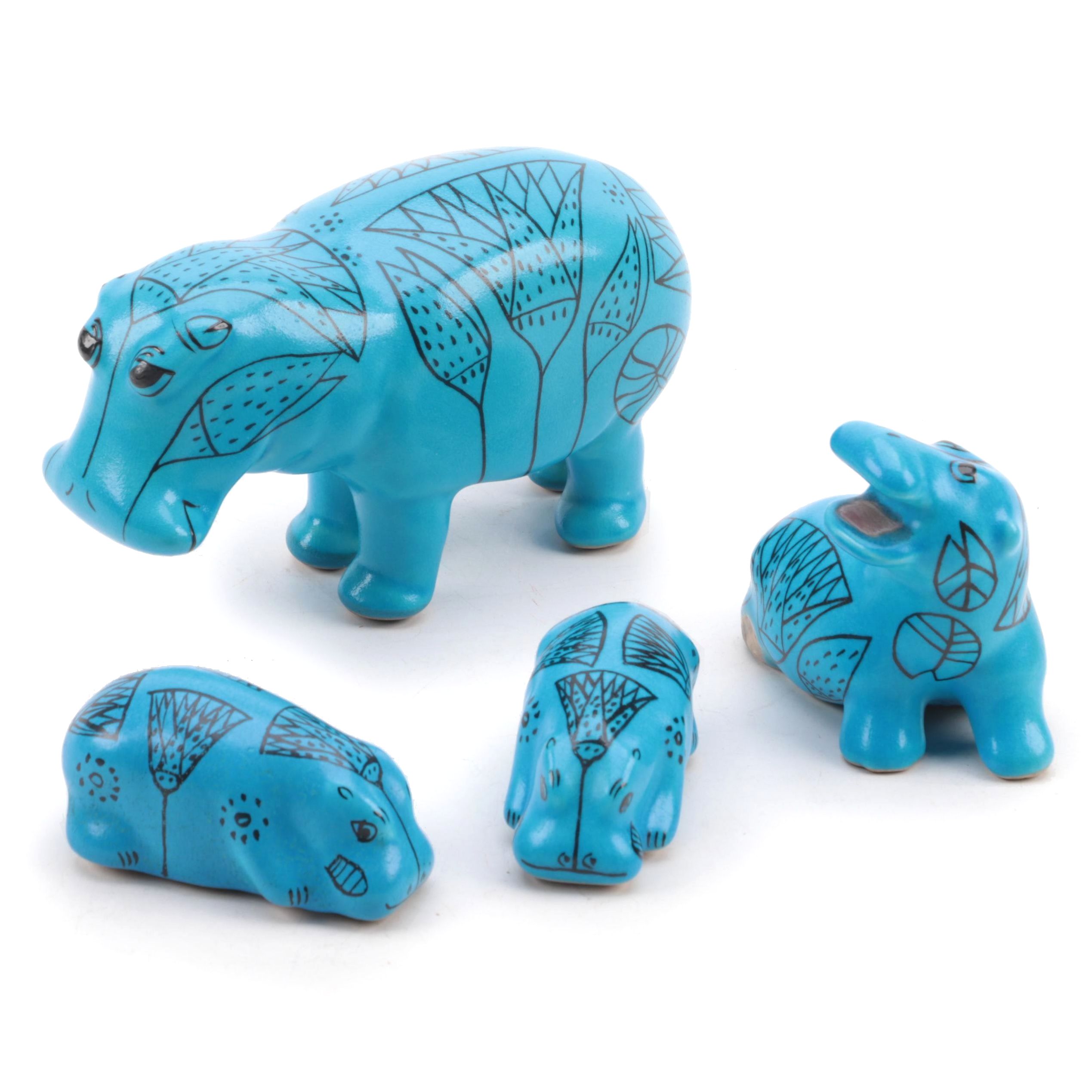 Metropolitan Museum of Art "William" Hippopotamus Figurines | EBTH