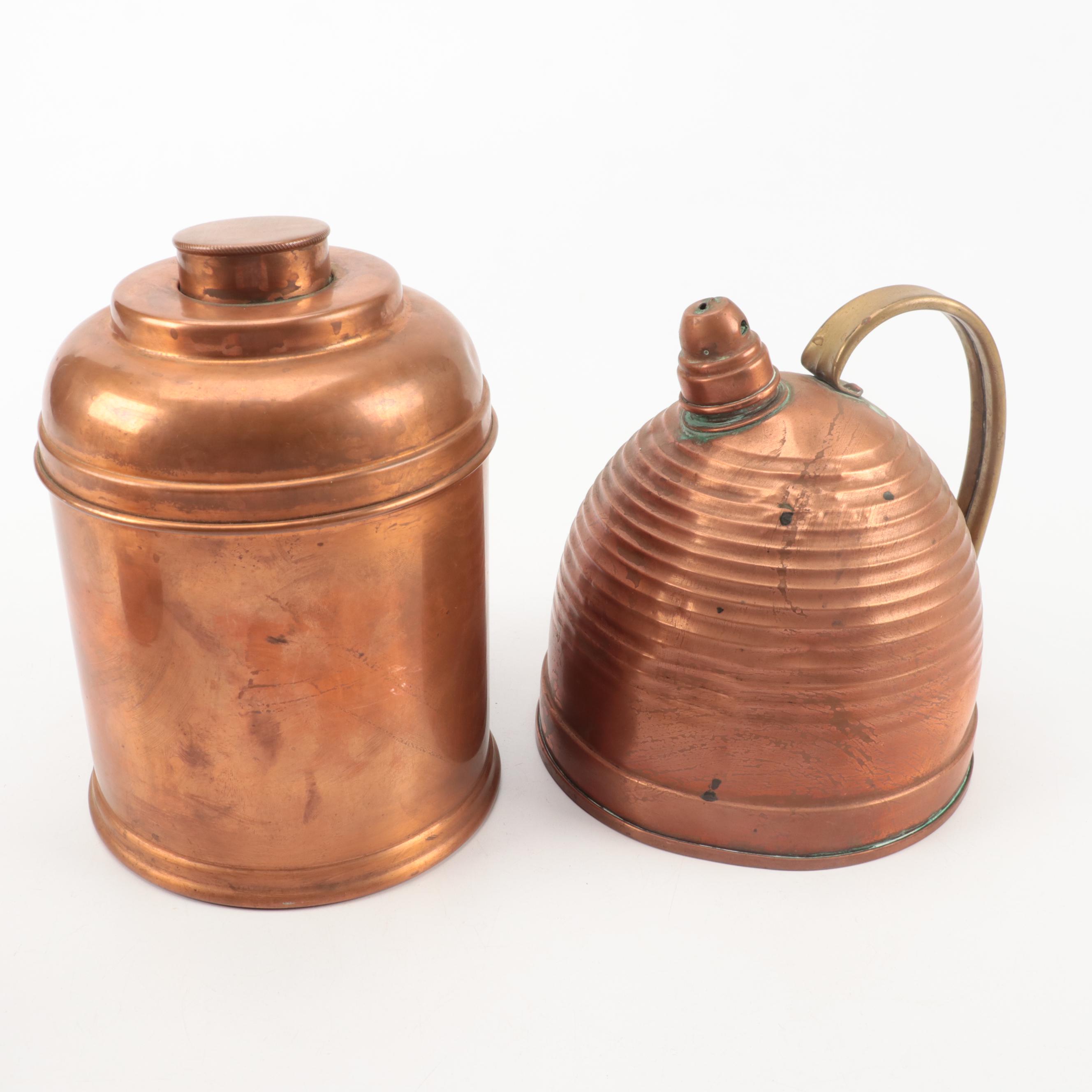 Rumidor Copper Humidors with Kettle, Mid-20th Century | EBTH