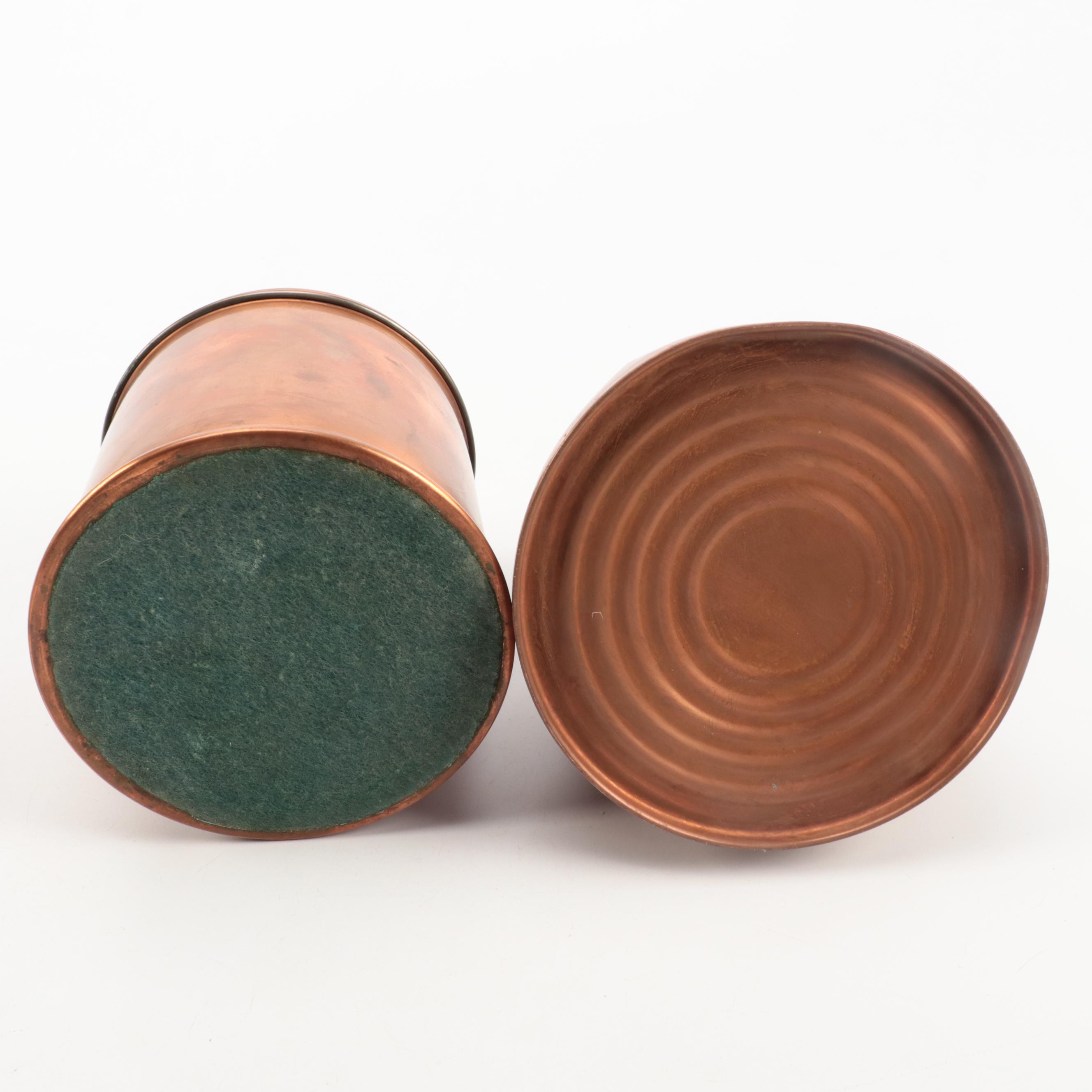 Rumidor Copper Humidors with Kettle, Mid-20th Century | EBTH