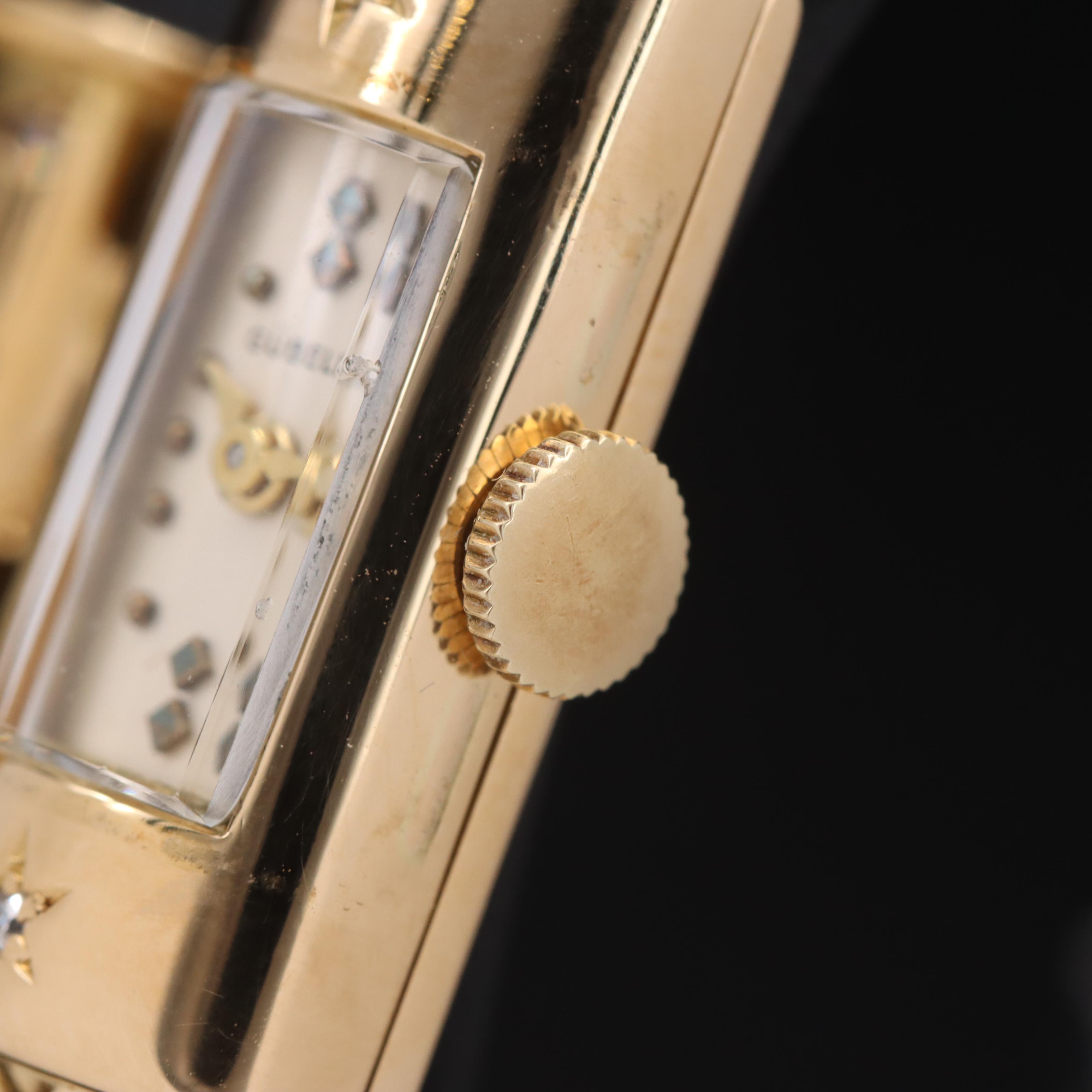 18K Gübelin Diamond Hinged Dial Cover and Case Wristwatch | EBTH