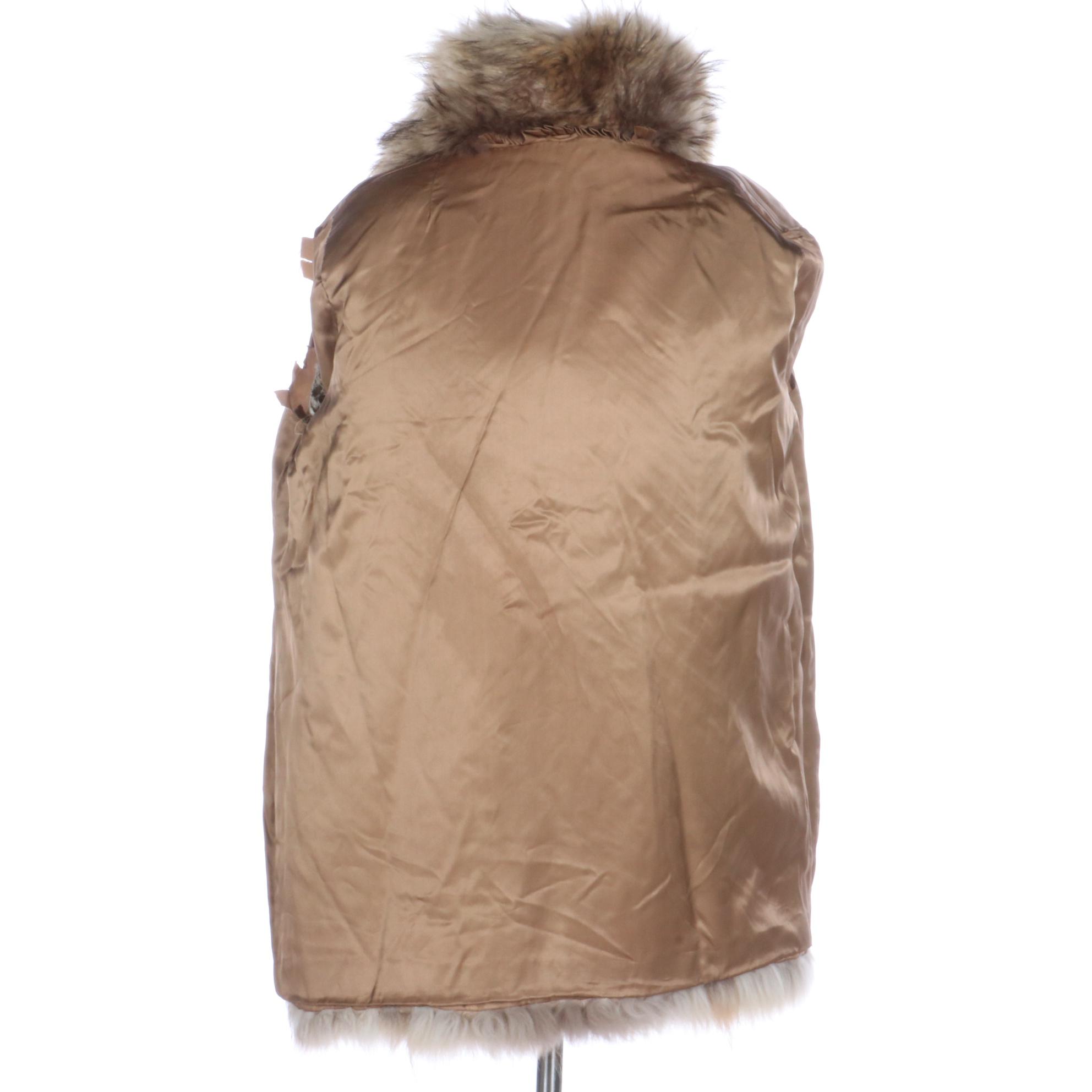 Tanuki Fur Shawl Collar Coat | EBTH