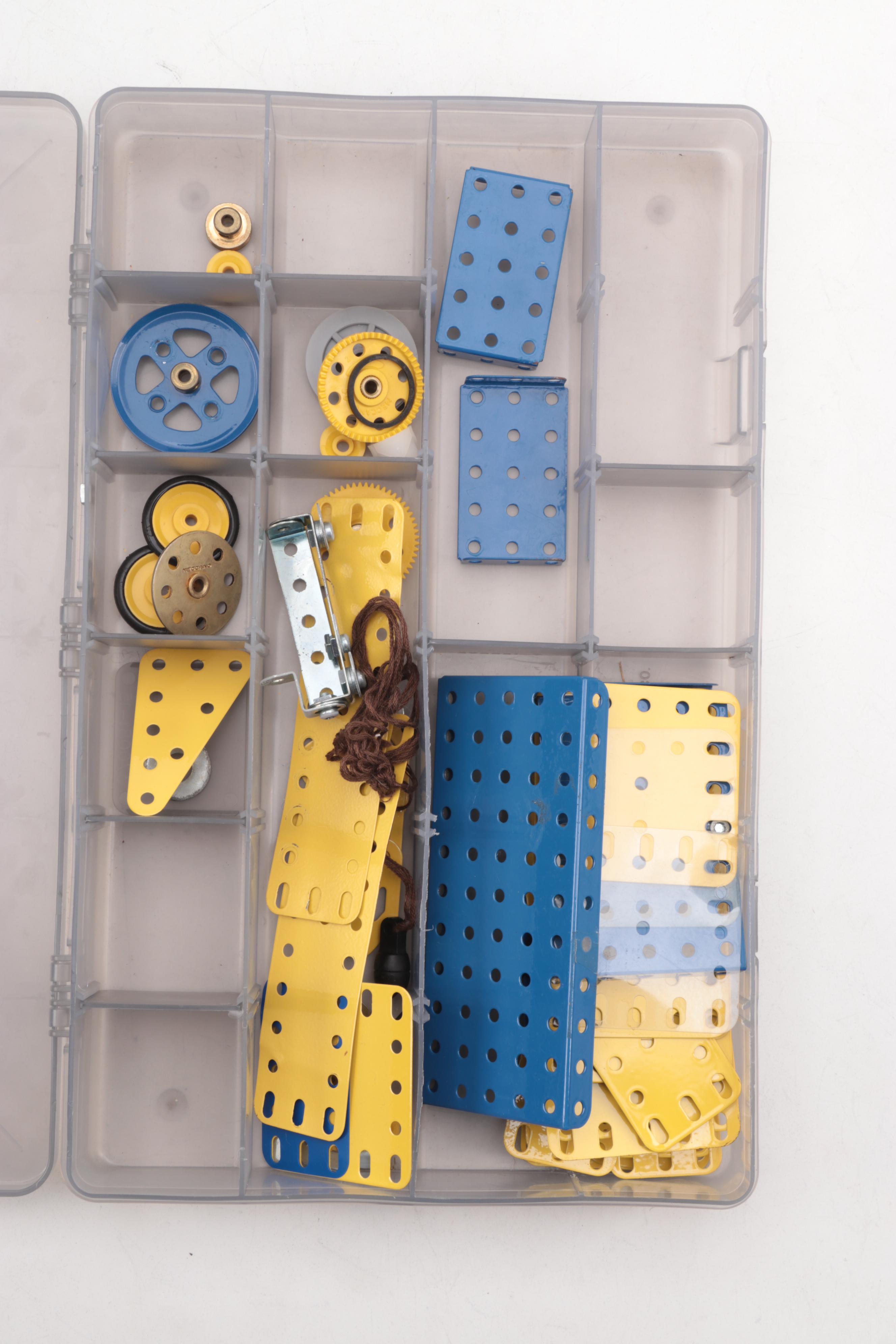 Meccano Erector Building Toy Set with Case, Manuals, Power Tool and ...