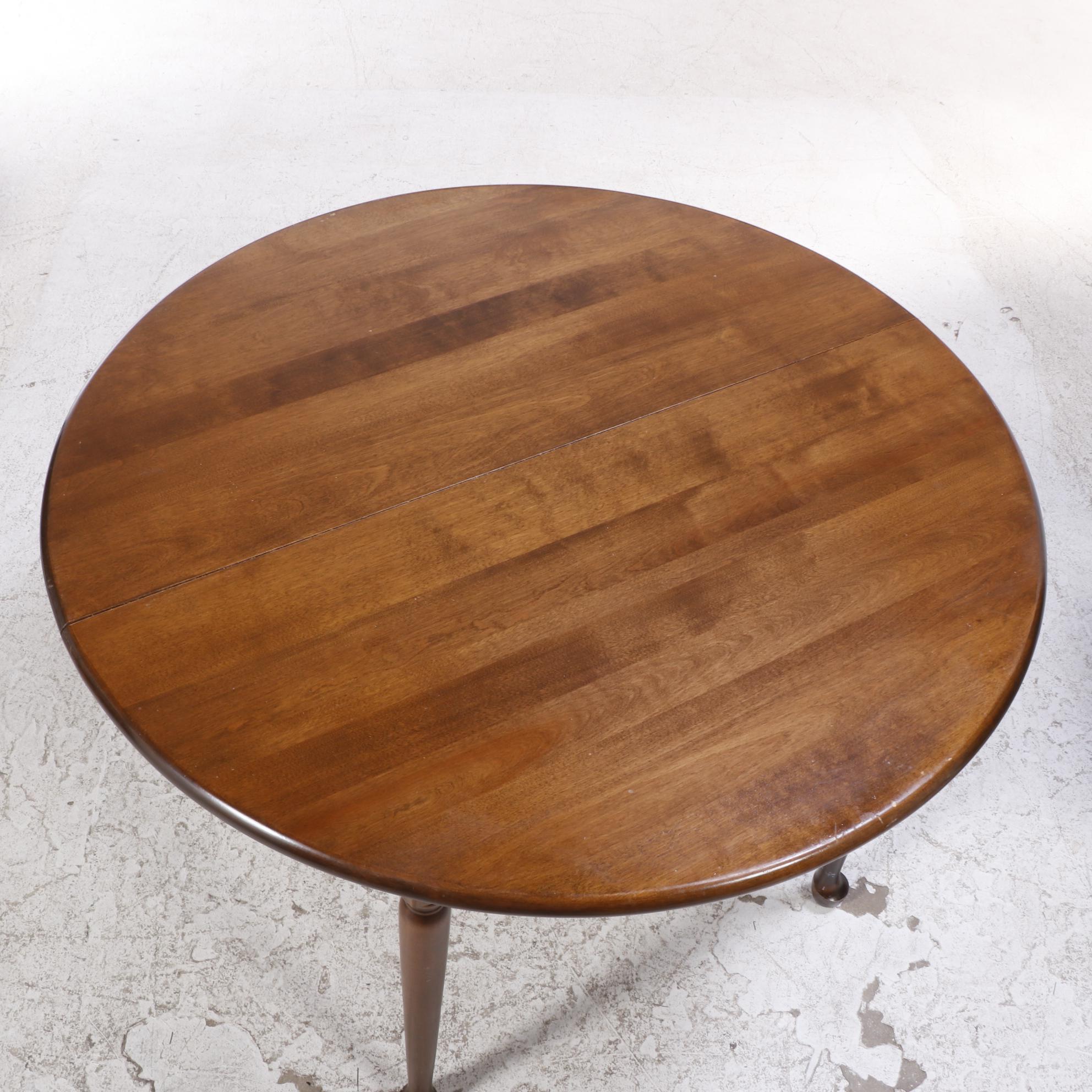 Nichols & Stone Co. Colonial Style Maple Five-Piece Dining Set | EBTH