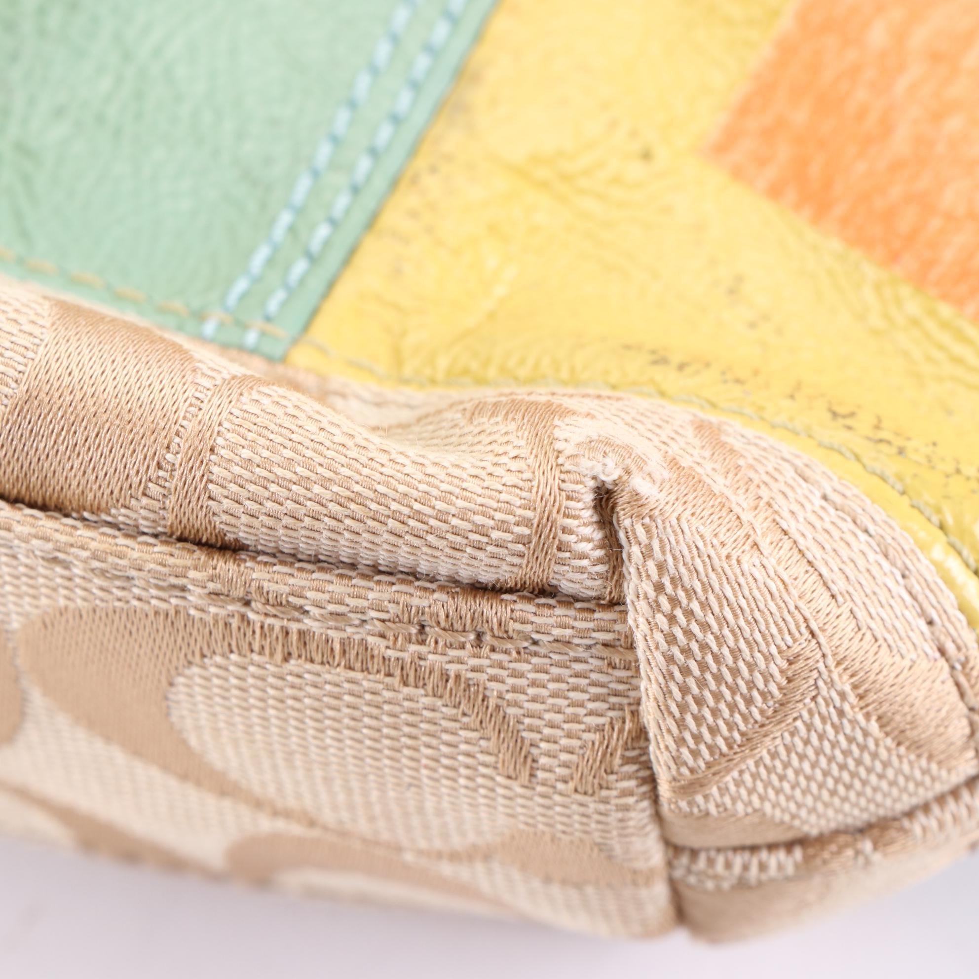Coach Signature Collection Multicolored Shoulder Bag with Crossbody ...