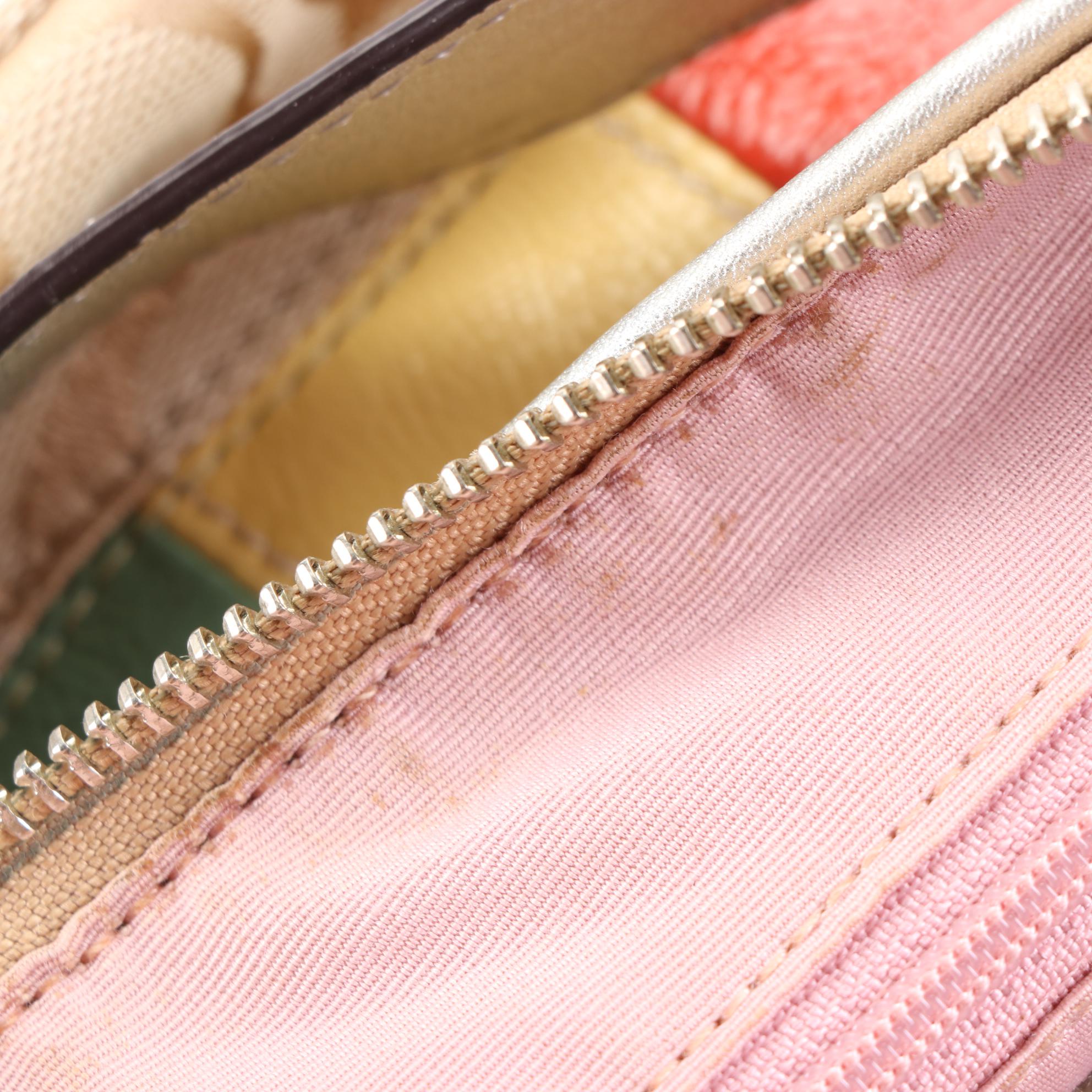 Coach Signature Collection Multicolored Shoulder Bag with Crossbody ...