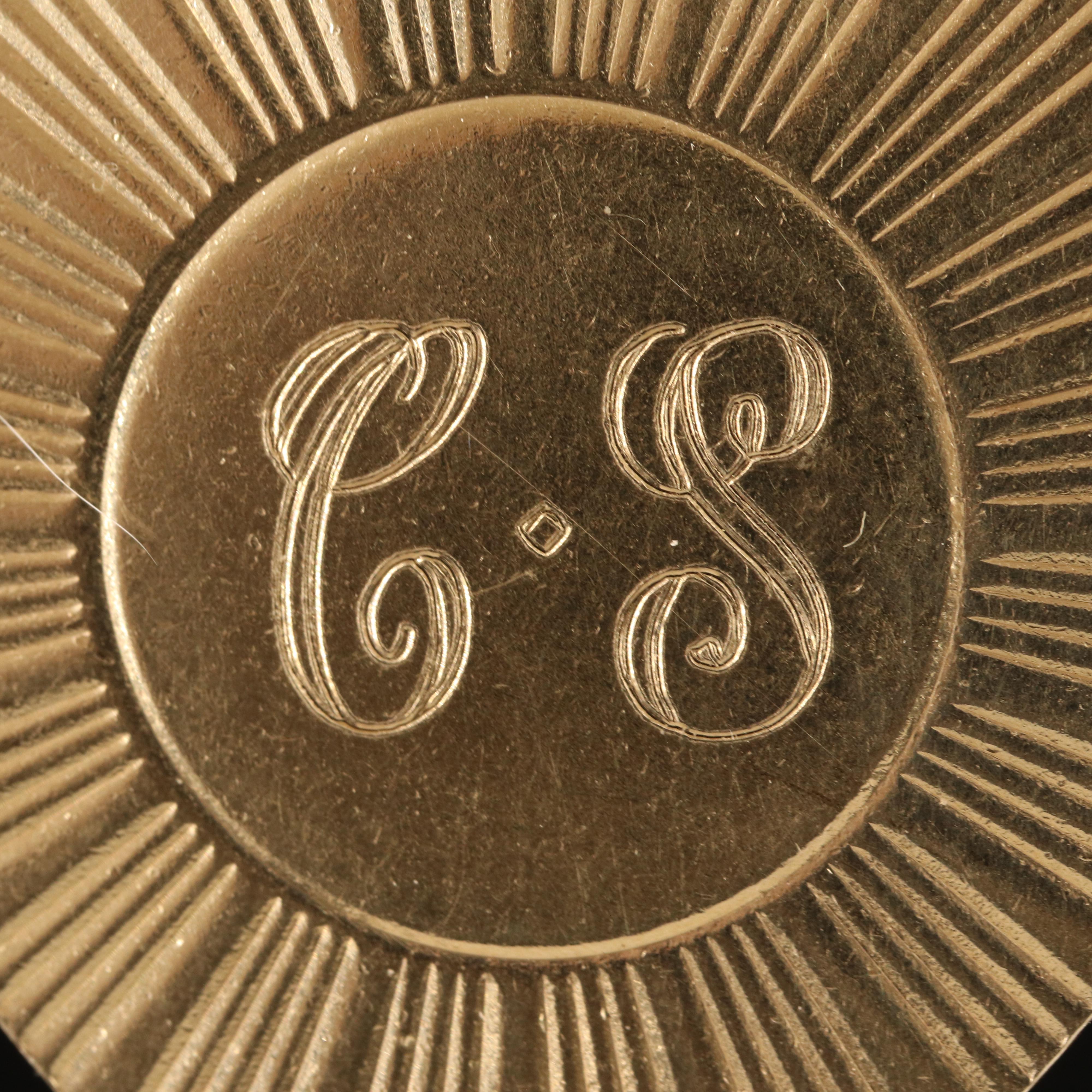 10K and 14K Cubic Zirconia, Ruby and Spinel Heart Locket | EBTH