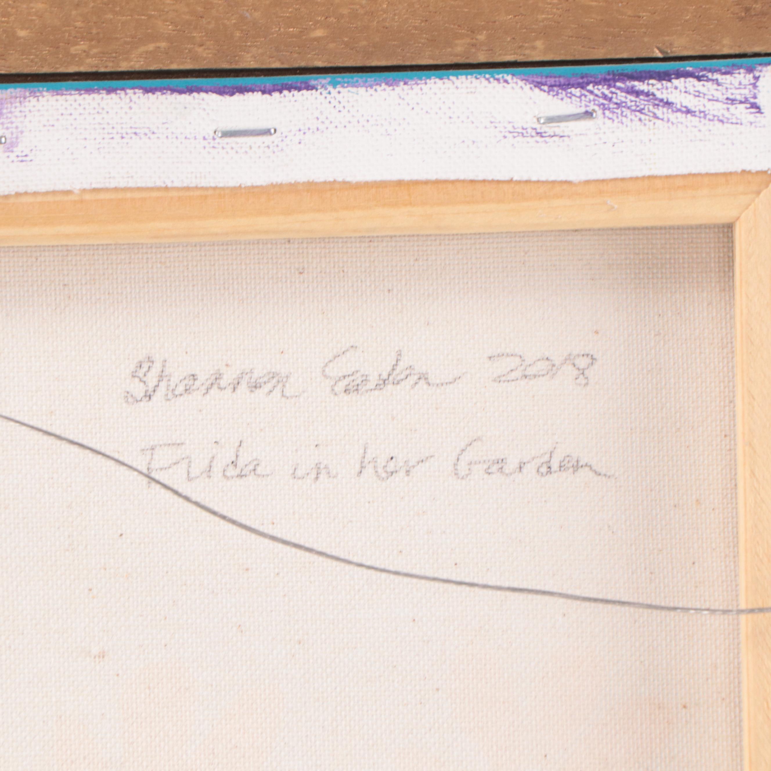 Shannon Eaton Acrylic Painting "Frida in her Garden," 2018 | EBTH