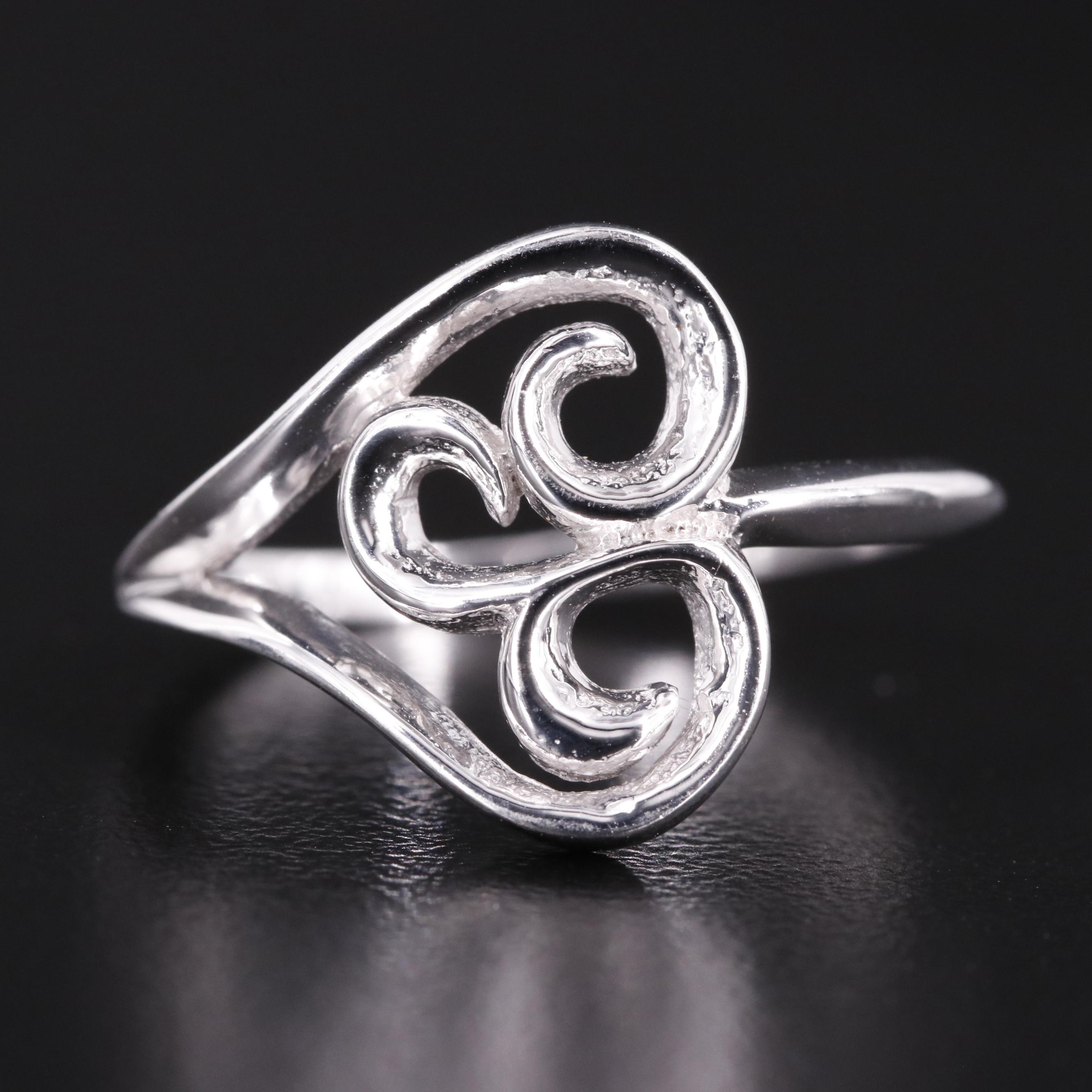 Sterling Scrollwork Ring | EBTH