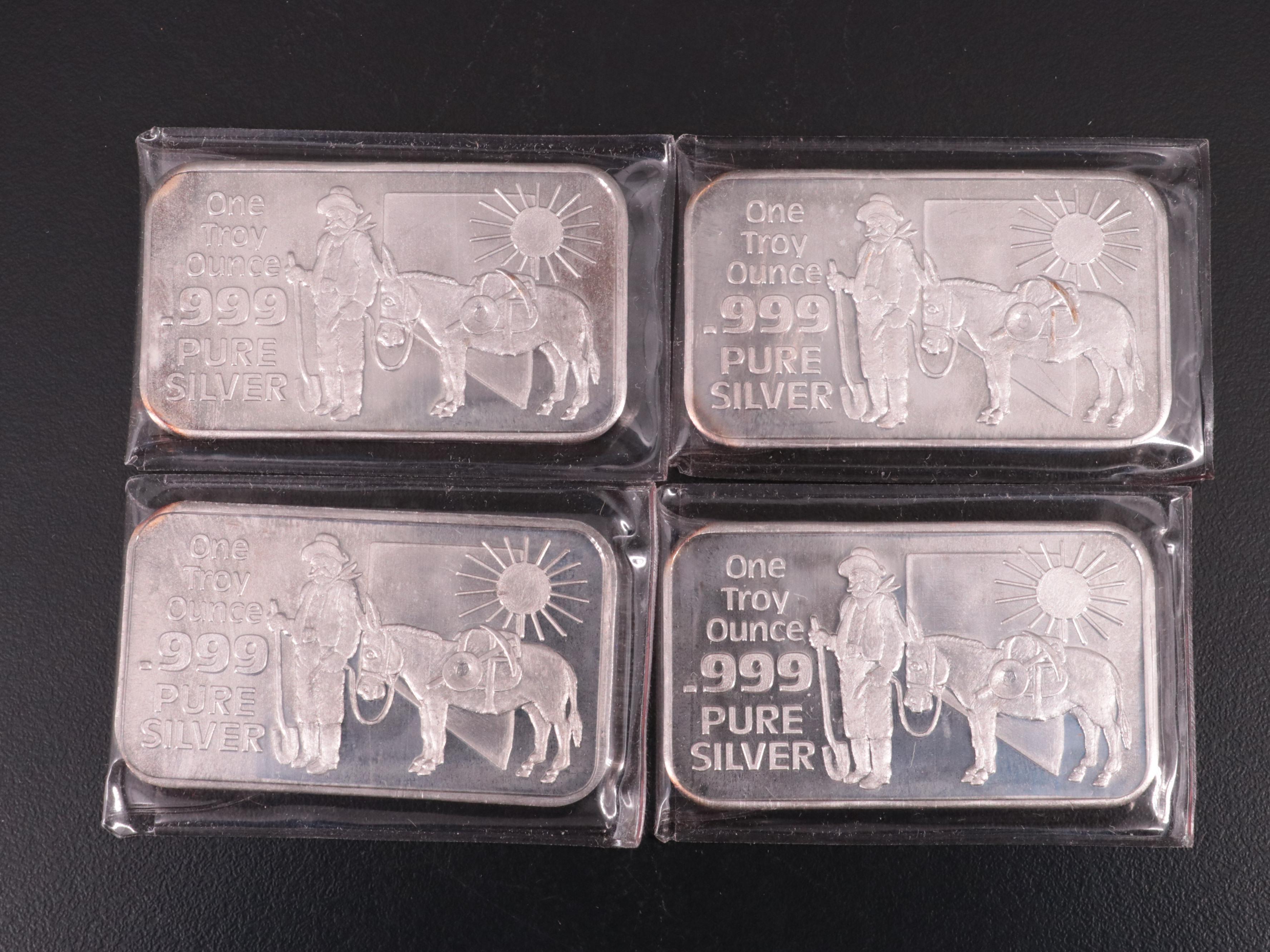 Fifteen Nevada Coin Mart One Troy Ounce Silver Bullion Bars | EBTH