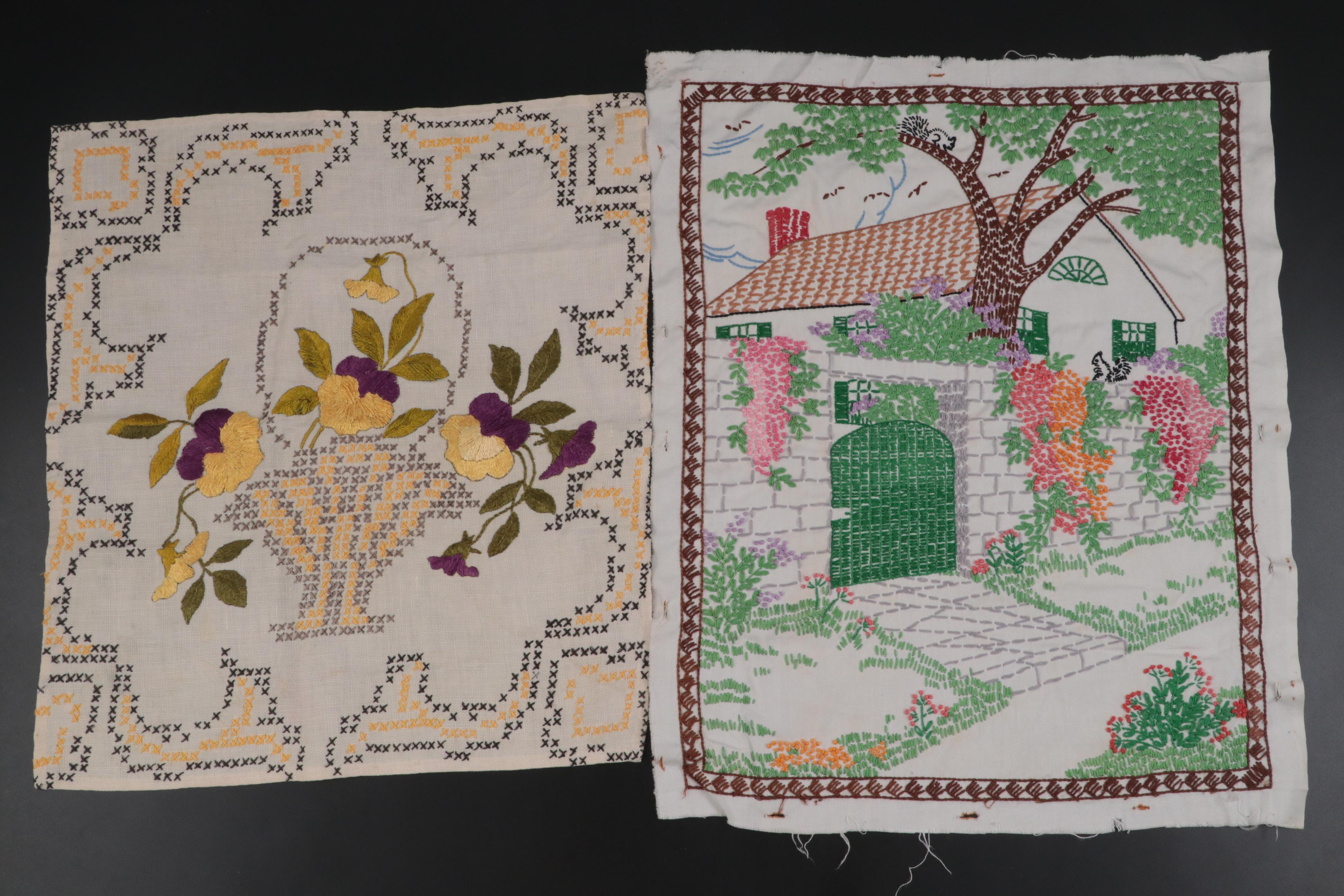 Cross-Stitch and Embroidery Panels With 1912 Sampler | EBTH