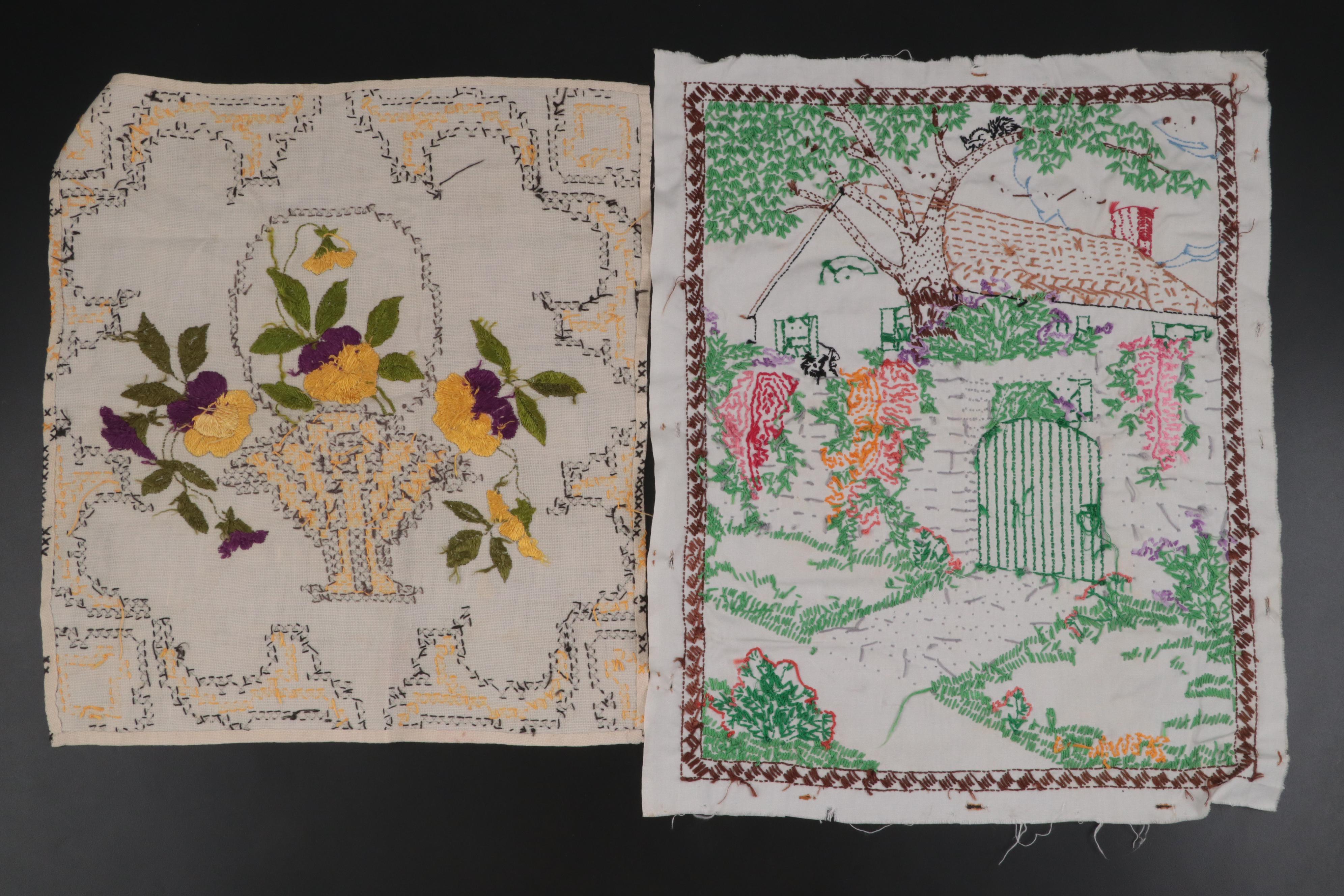 Cross-Stitch and Embroidery Panels With 1912 Sampler | EBTH