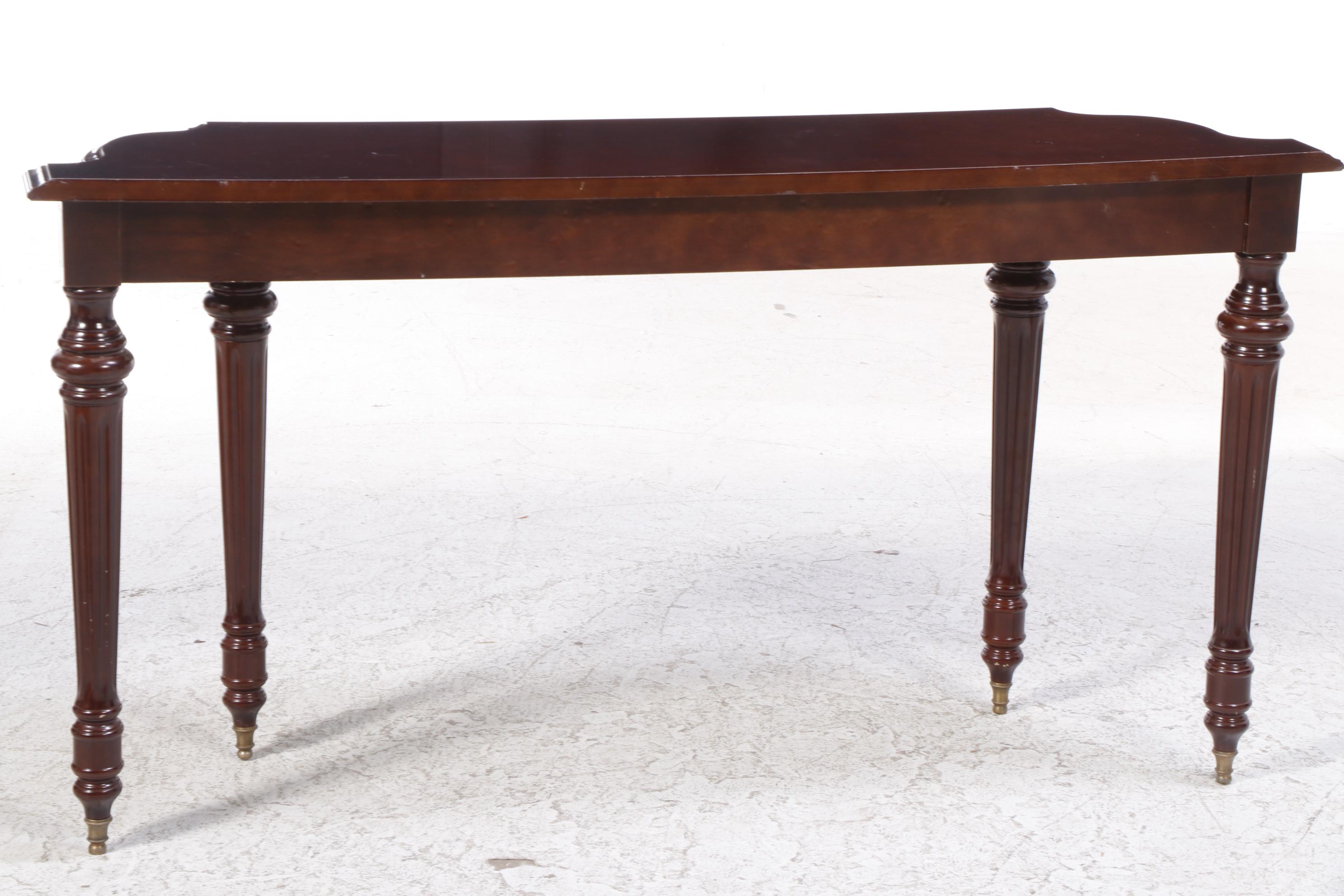 The Bombay Company Neoclassical Style Mahogany-Stained Console Table | EBTH