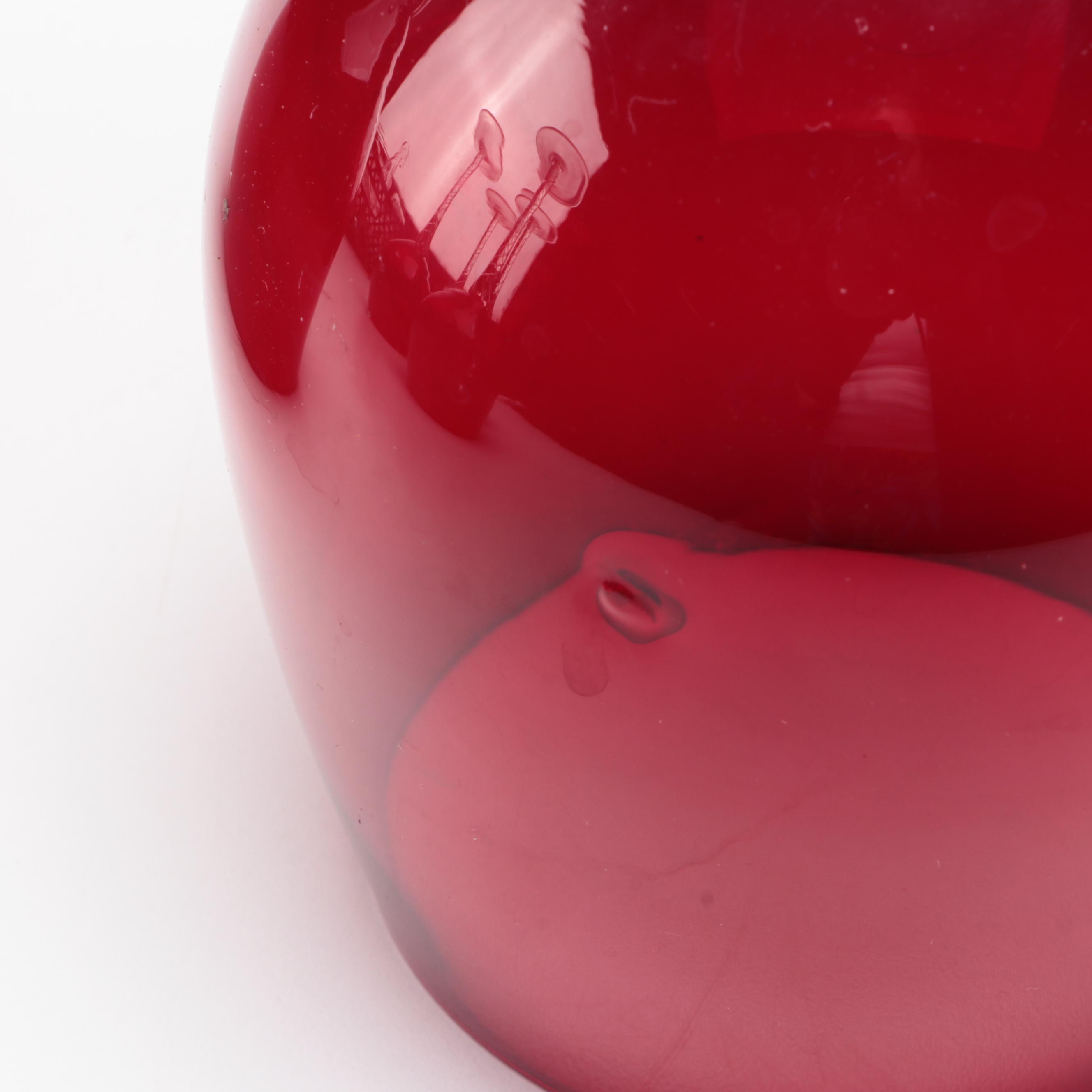 Artland "Braid Ruby" Wine Glasses | EBTH