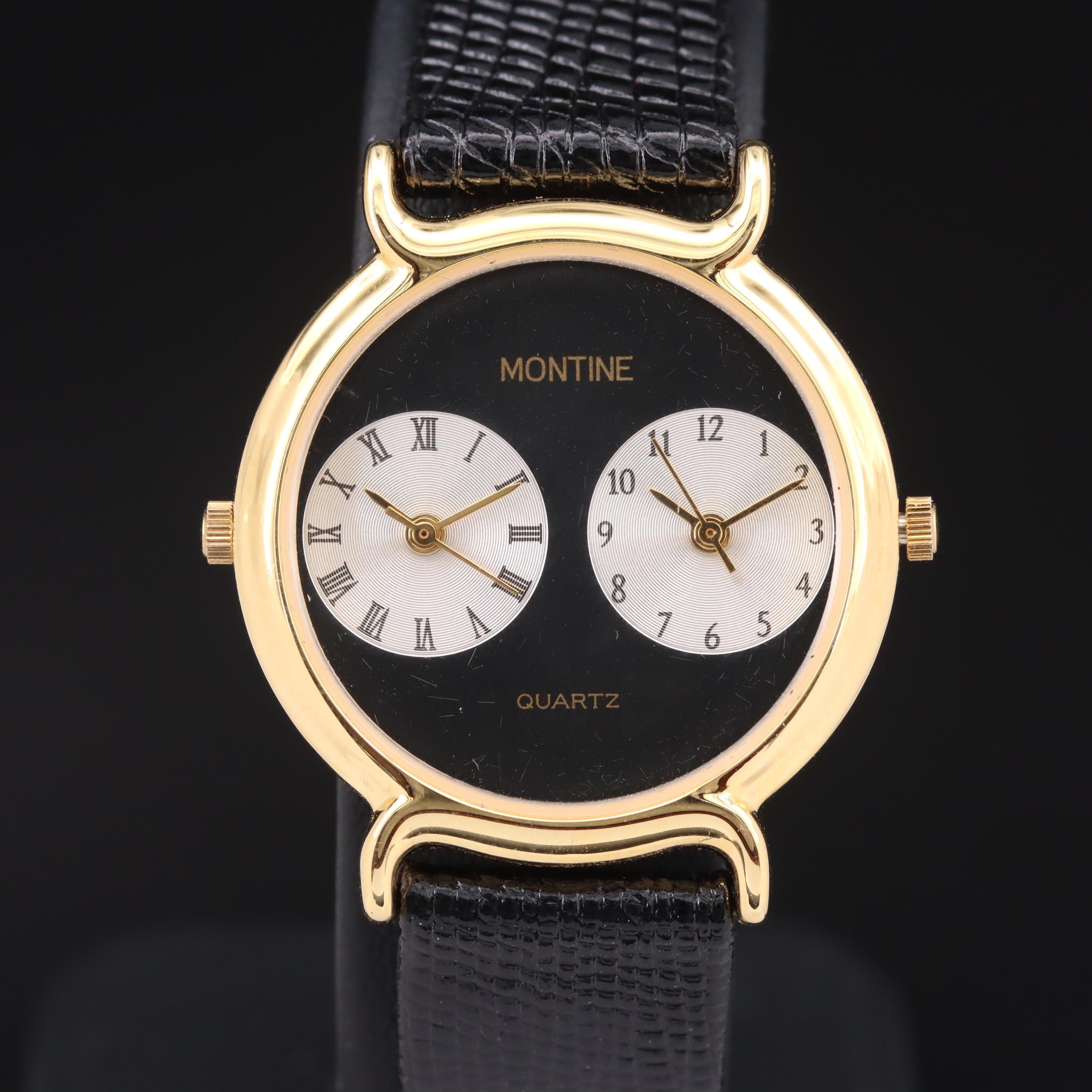 Montine Dual Dial Quartz Wristwatch | EBTH