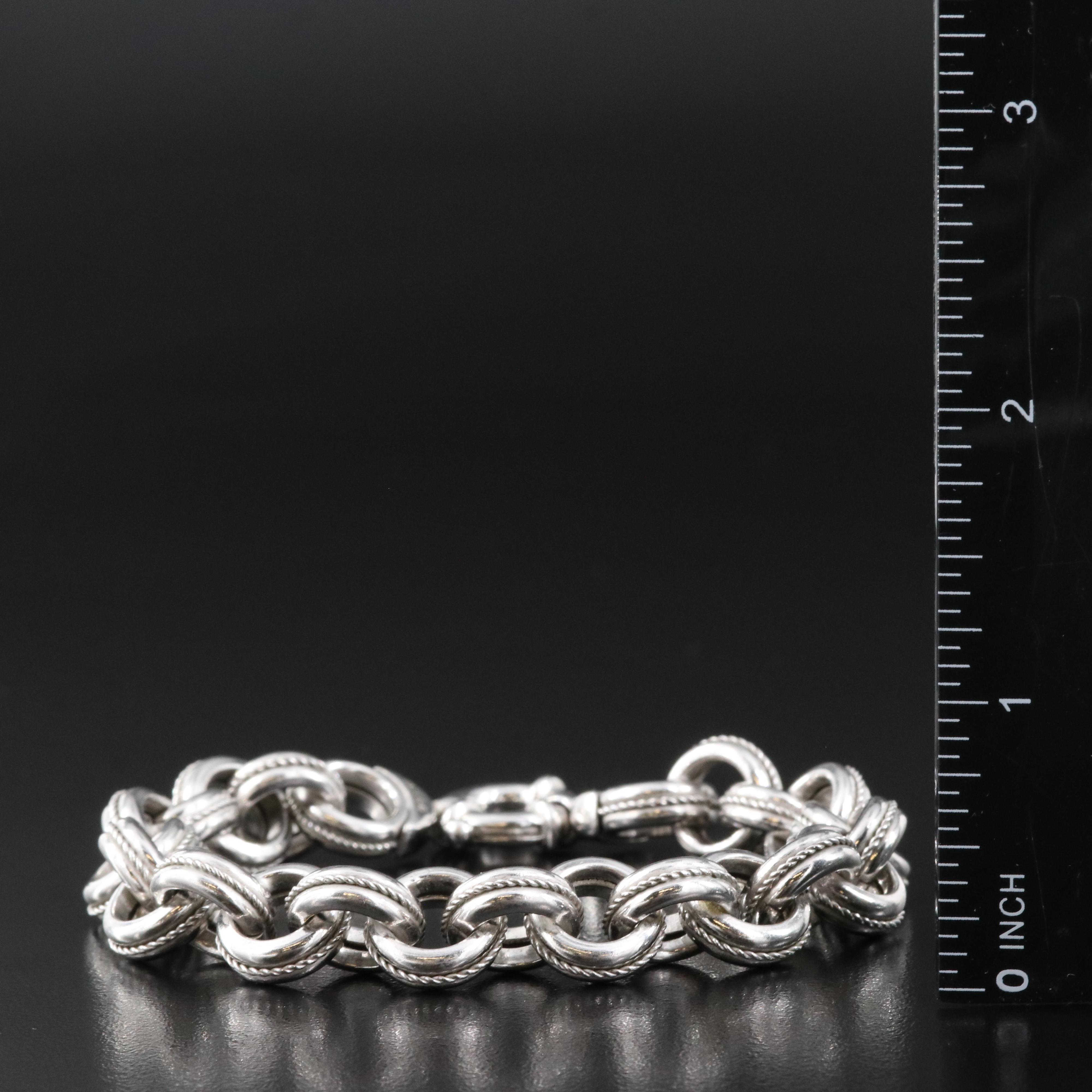 Italian Milor Sterling Cable Bracelet | EBTH
