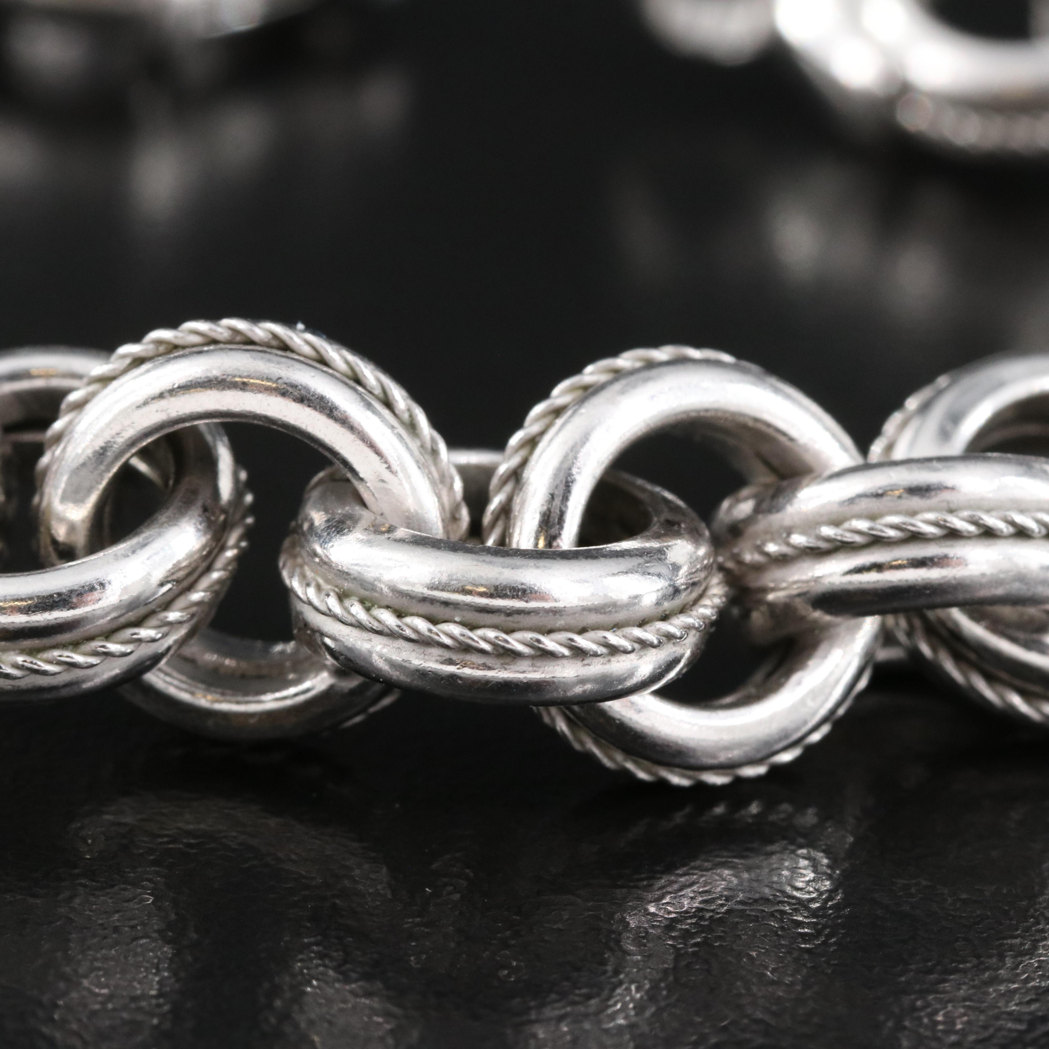 Italian Milor Sterling Cable Bracelet | EBTH
