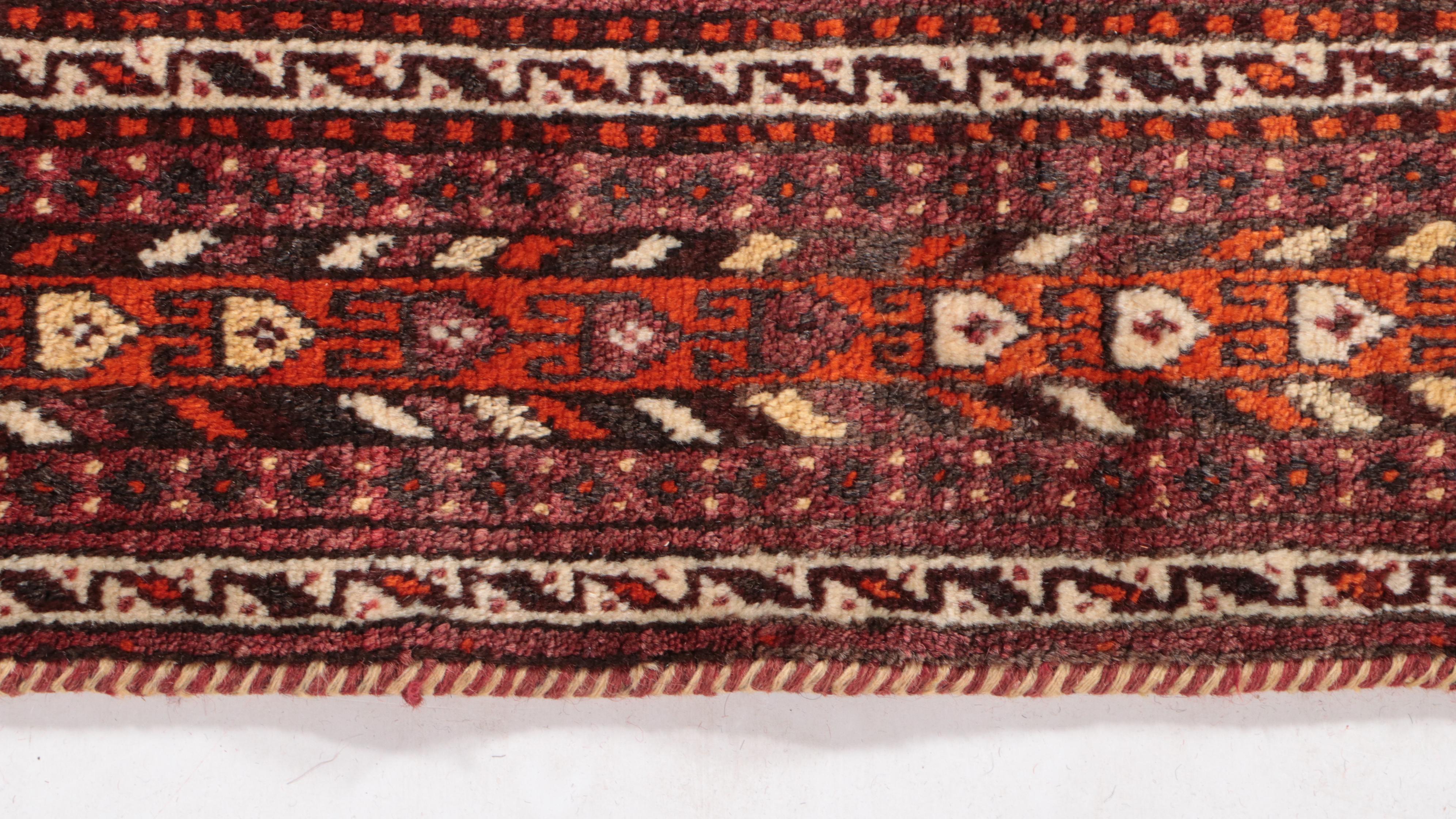 5'3 x 6'10 Hand-Knotted Persian Kurdish Area Rug | EBTH