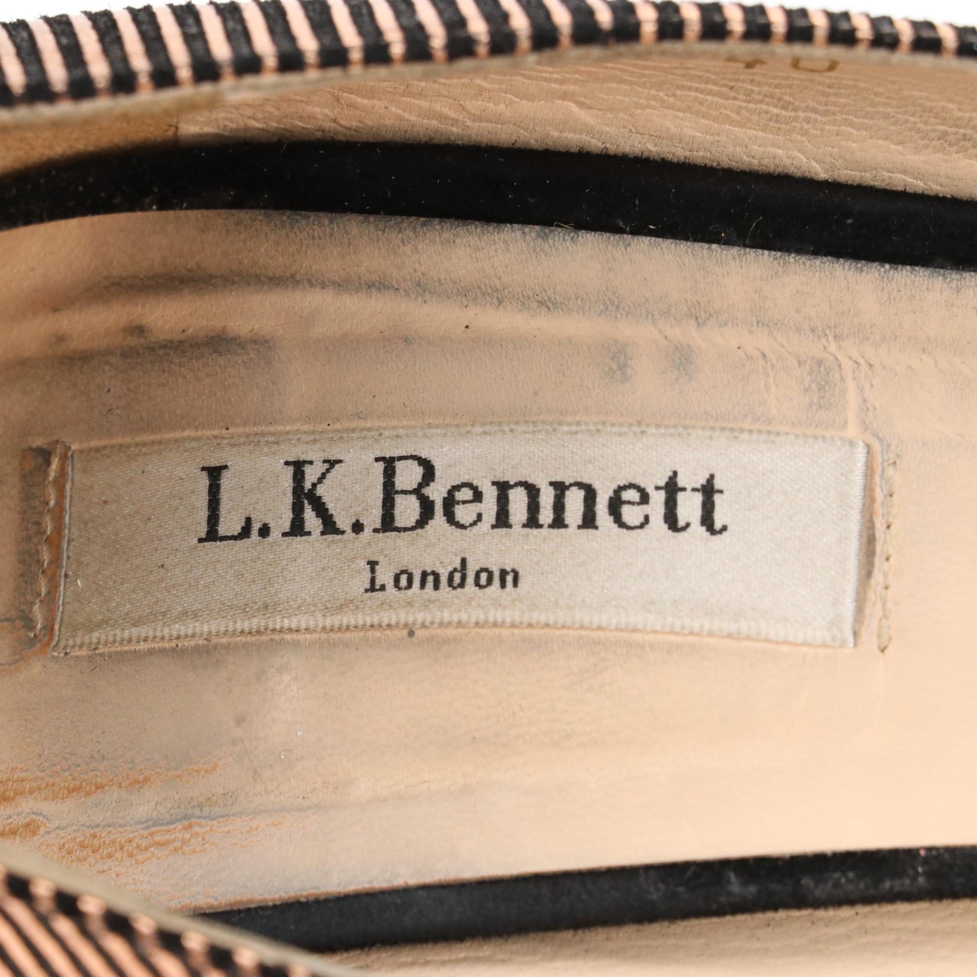 L.K. Bennett London Ankle Strap Platform Pumps in Leather | EBTH