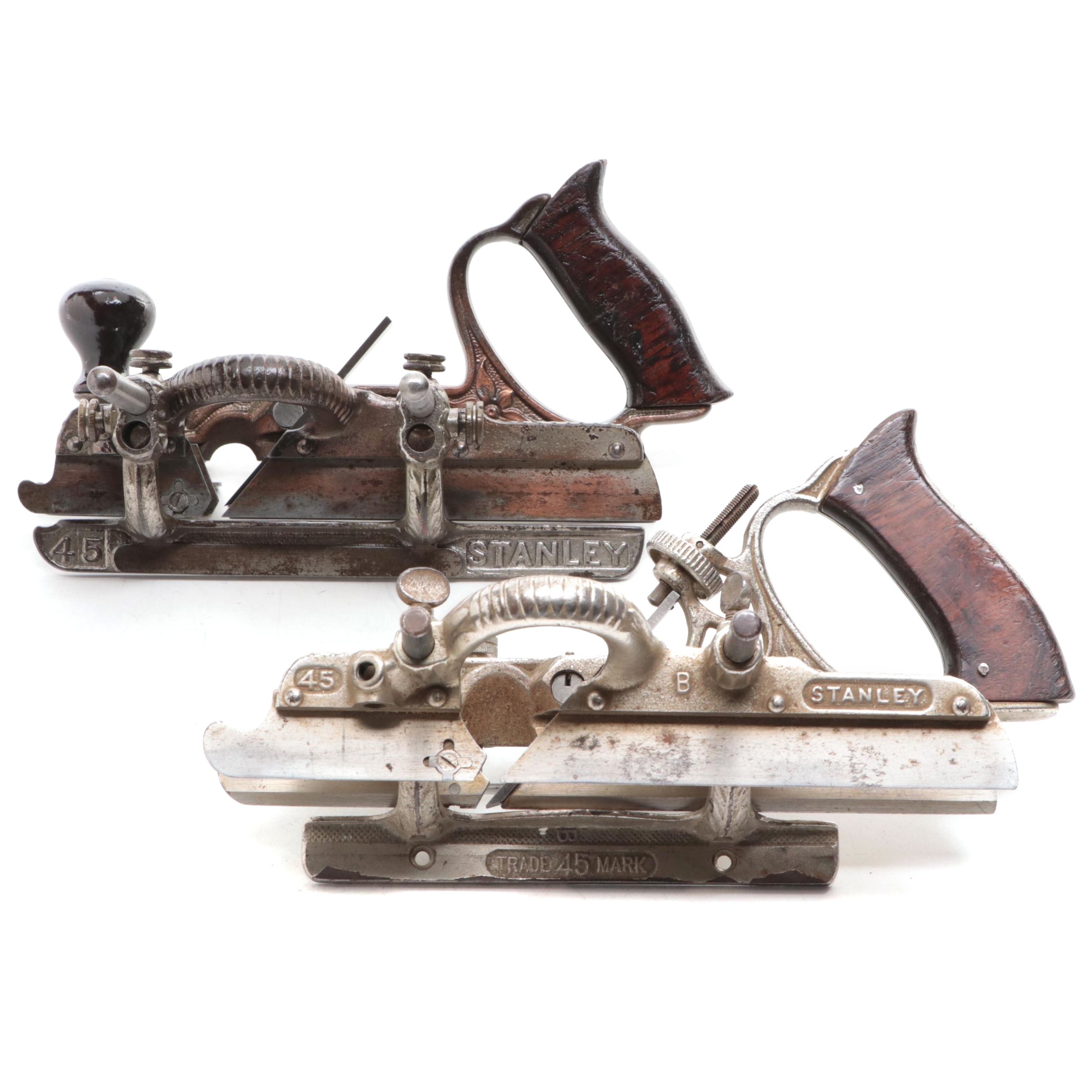 Pair of Stanley No. 45 Combination Carpenter's Planes | EBTH
