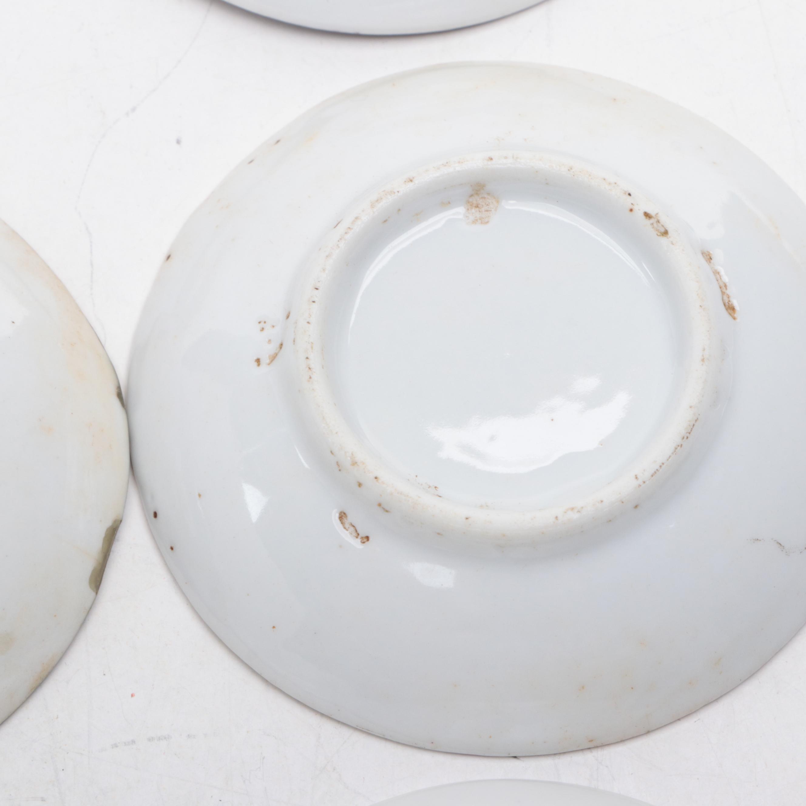 French and Other European Porcelain Hand-Painted Portrait Butter Pats ...