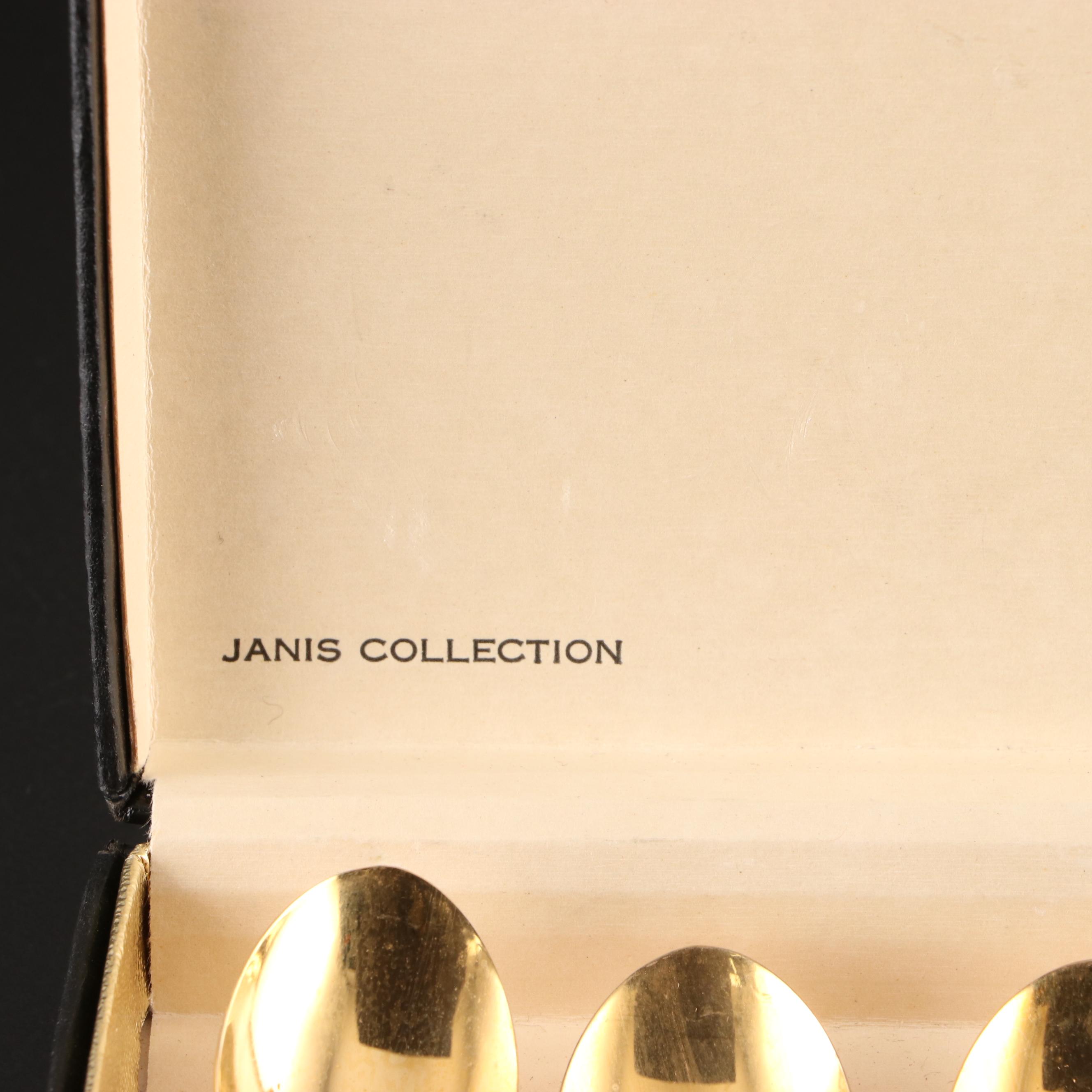 Janis Collection Gold Plated with Other Stainless Steel Demitasse Spoons | EBTH