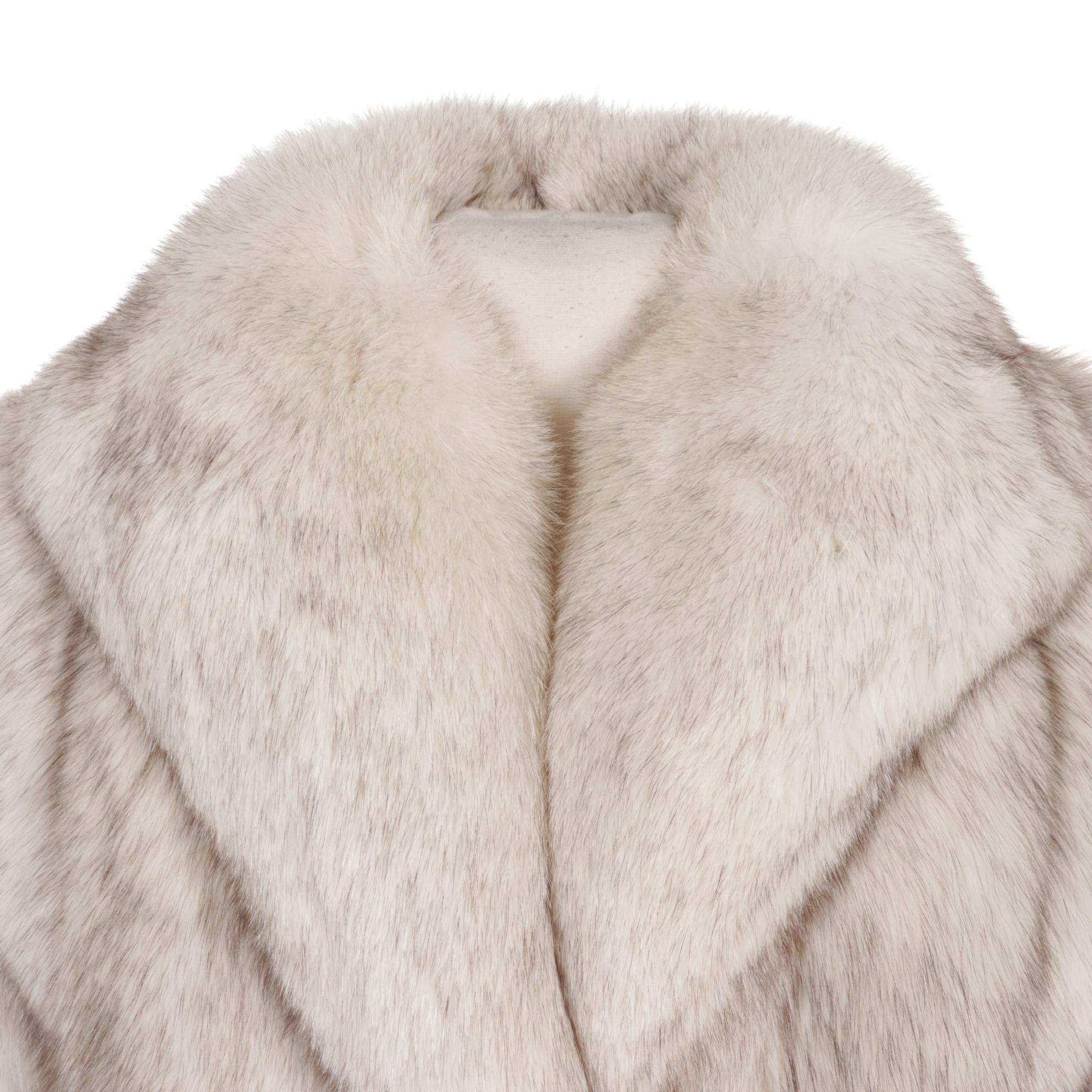 Finish Blue Fox Fur Coat by Saga Fox | EBTH