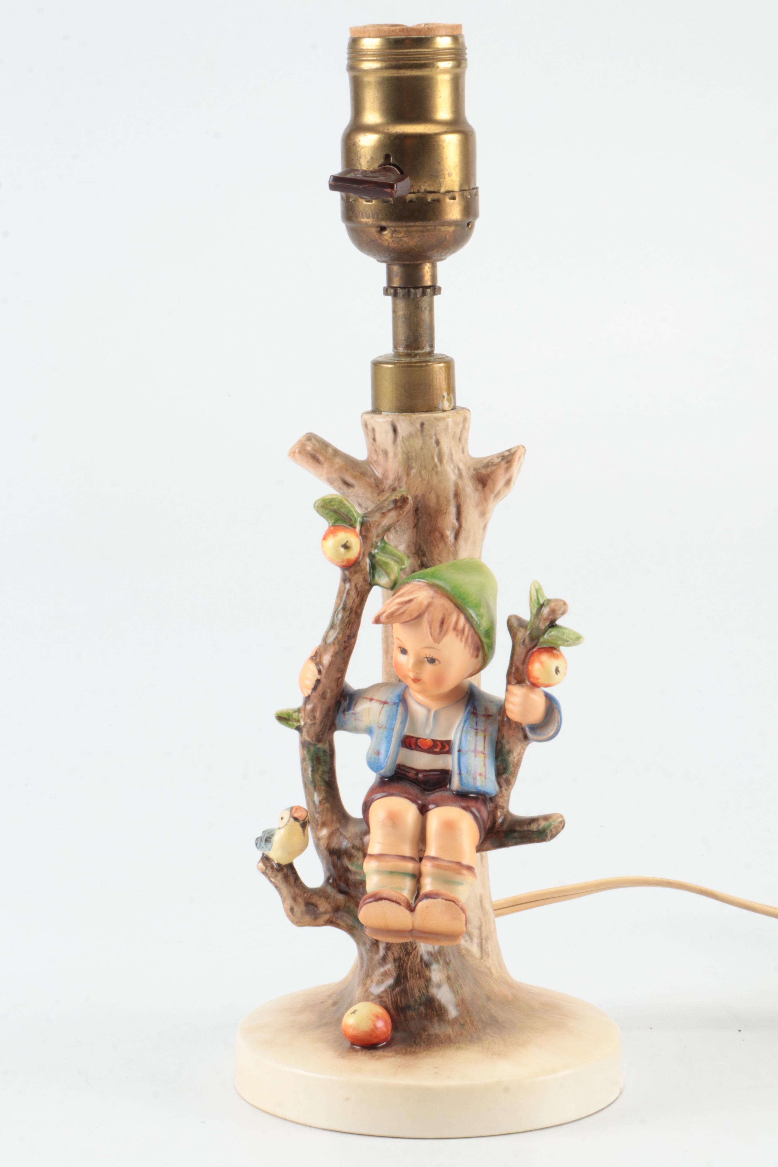 Goebel Hummel "Happy Days" and Other Porcelain Hummel Table Lamps | EBTH