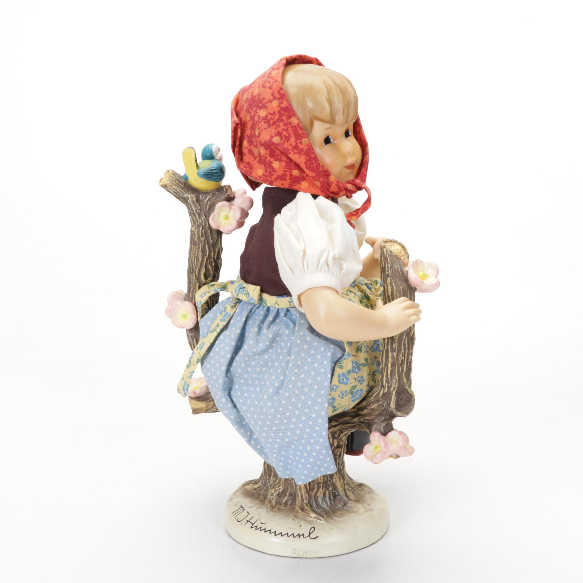 Goebel "Apple Tree Boy" and "Apple Tree Girl" Porcelain Hummel Dolls | EBTH