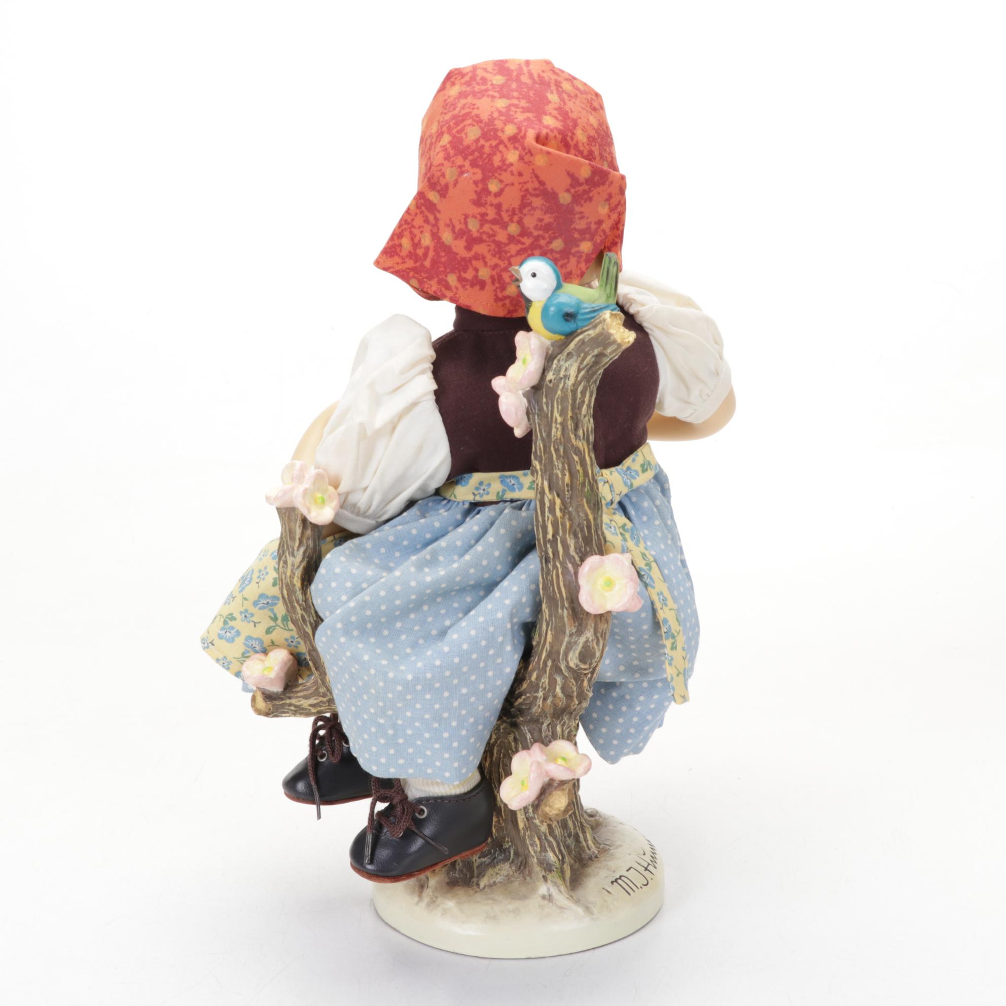 Goebel "Apple Tree Boy" and "Apple Tree Girl" Porcelain Hummel Dolls | EBTH