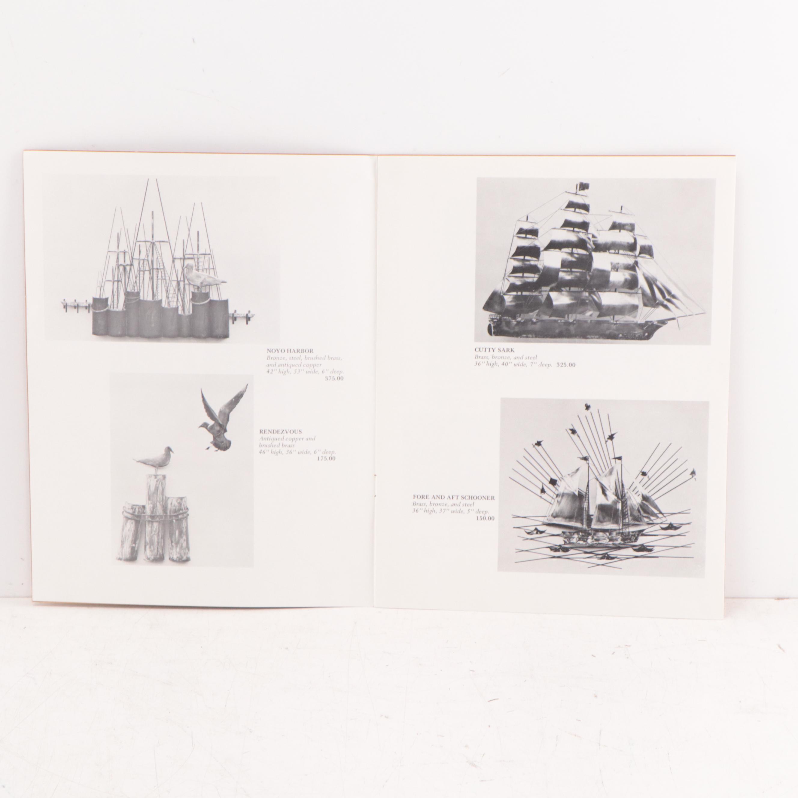 Robert and Frayda Bruton Metal Sculpture "Noyo Harbor" | EBTH