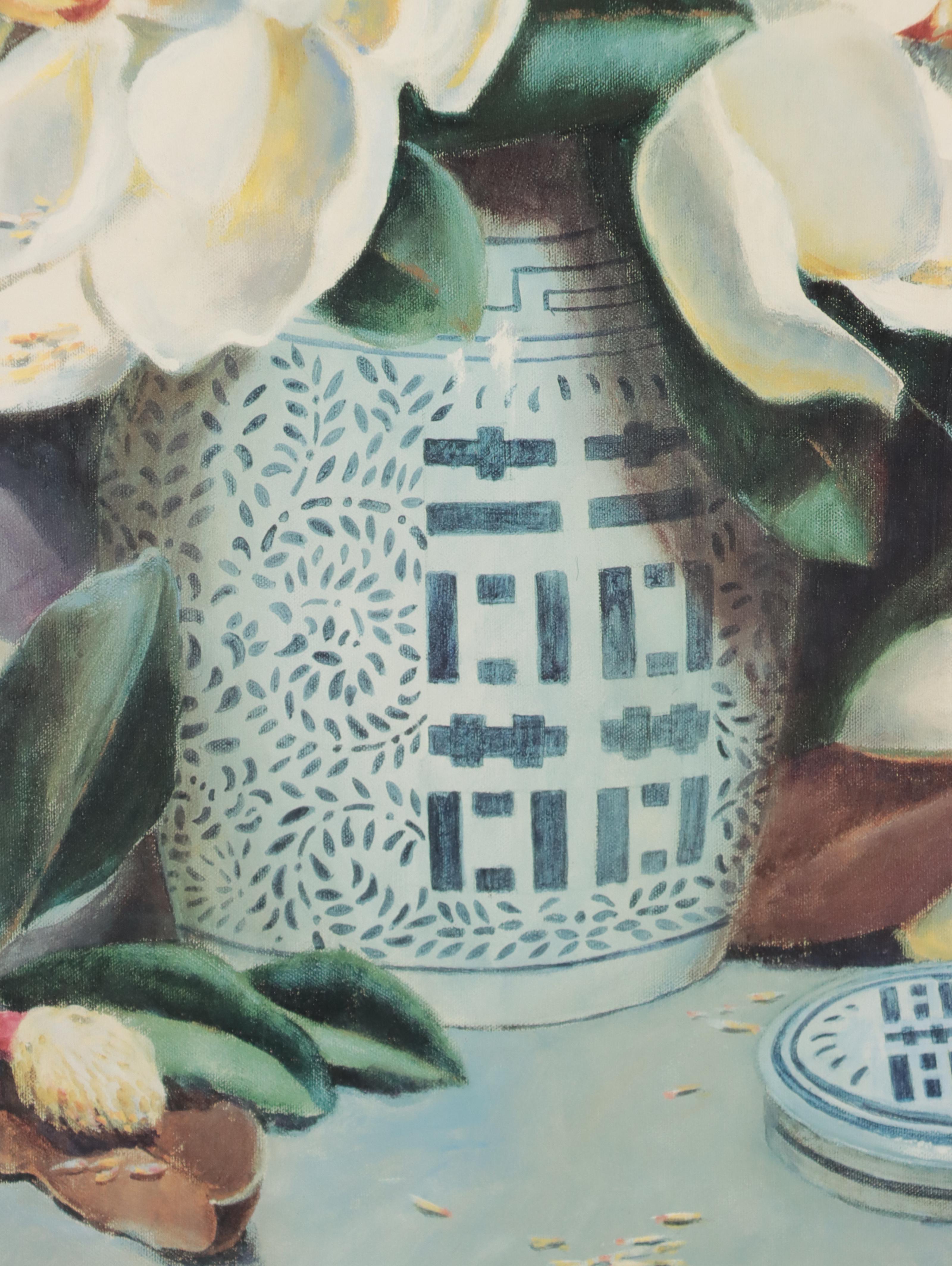 Offset Lithograph After Barbara Shipman of "Magnolia Classic" | EBTH