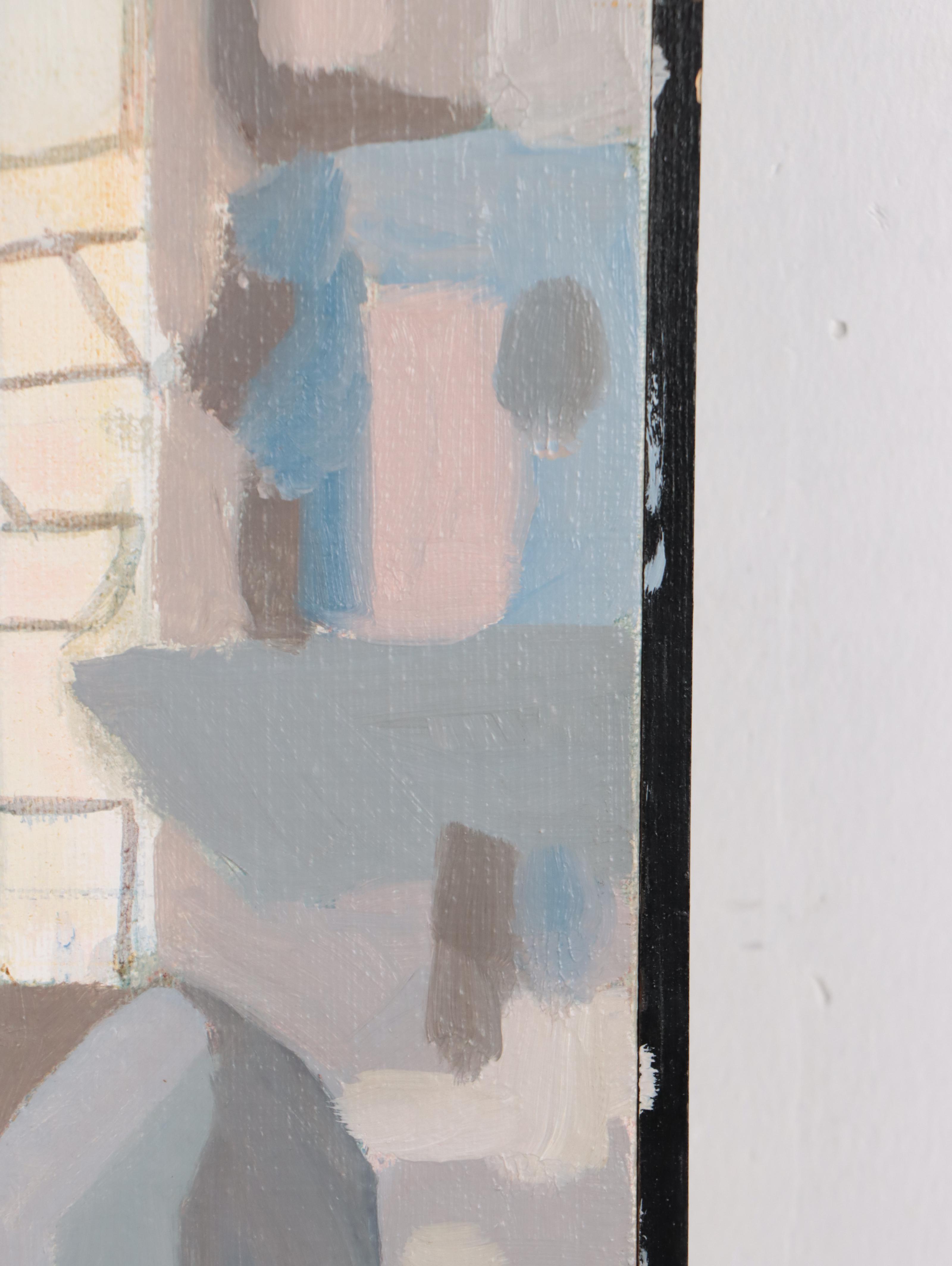 Thomas Hauck Oil Painting "Pattern Workshop," 1974 | EBTH