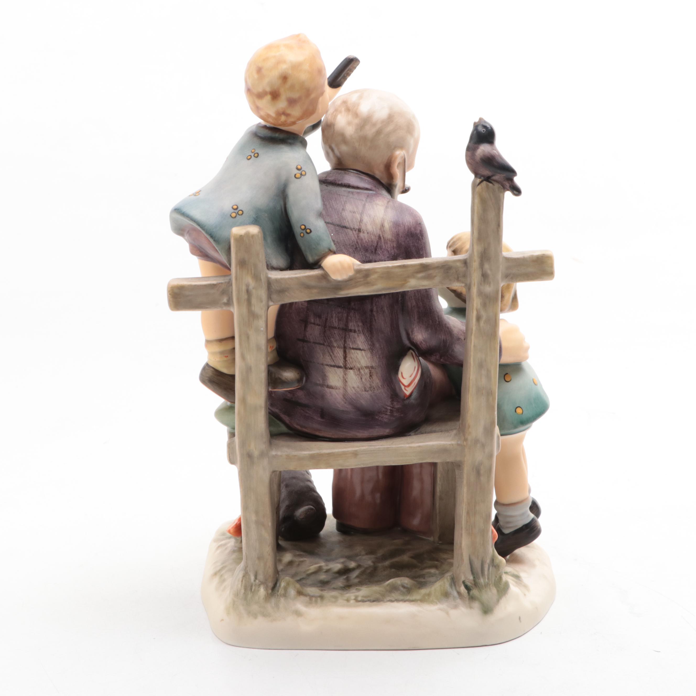 Goebel Limited Edition "At Grandpa's" Porcelain Hummel Figurine, 1994 ...