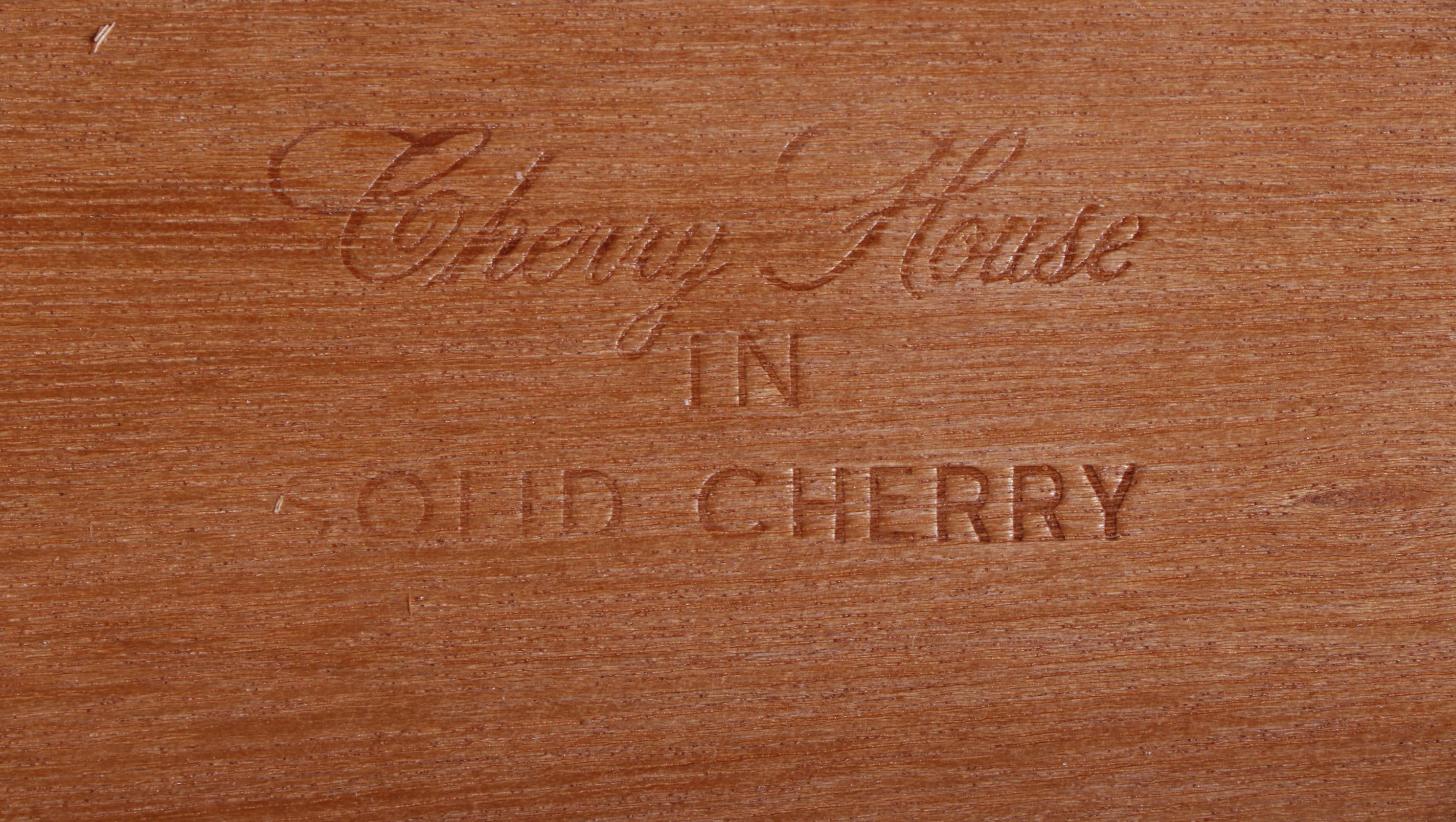 Young-Hinkle "Cherry House" Federal Style Cherrywood Cabinet-on-Chest ...