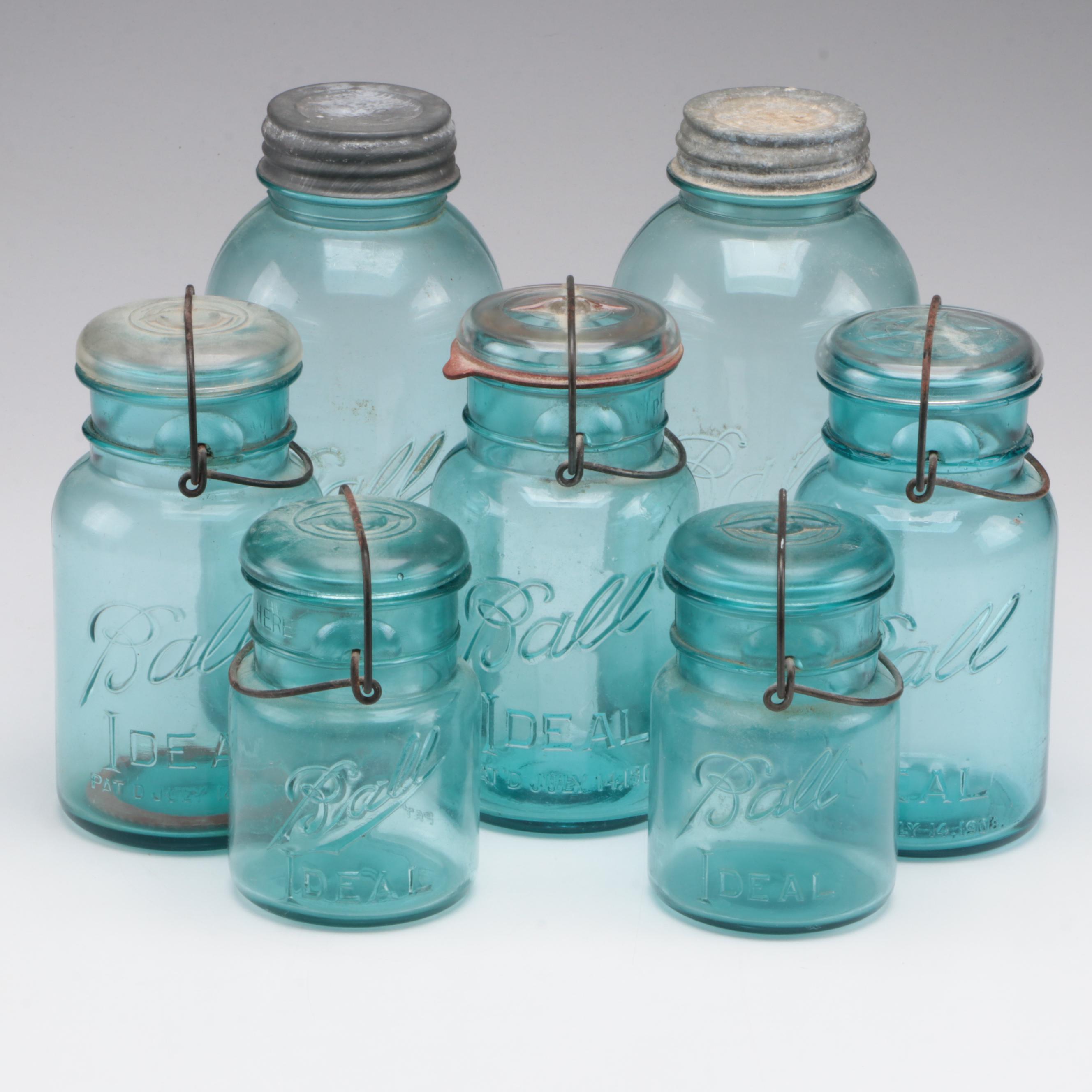 Ball Glass Canning Jars, Early to Mid 20th Century | EBTH