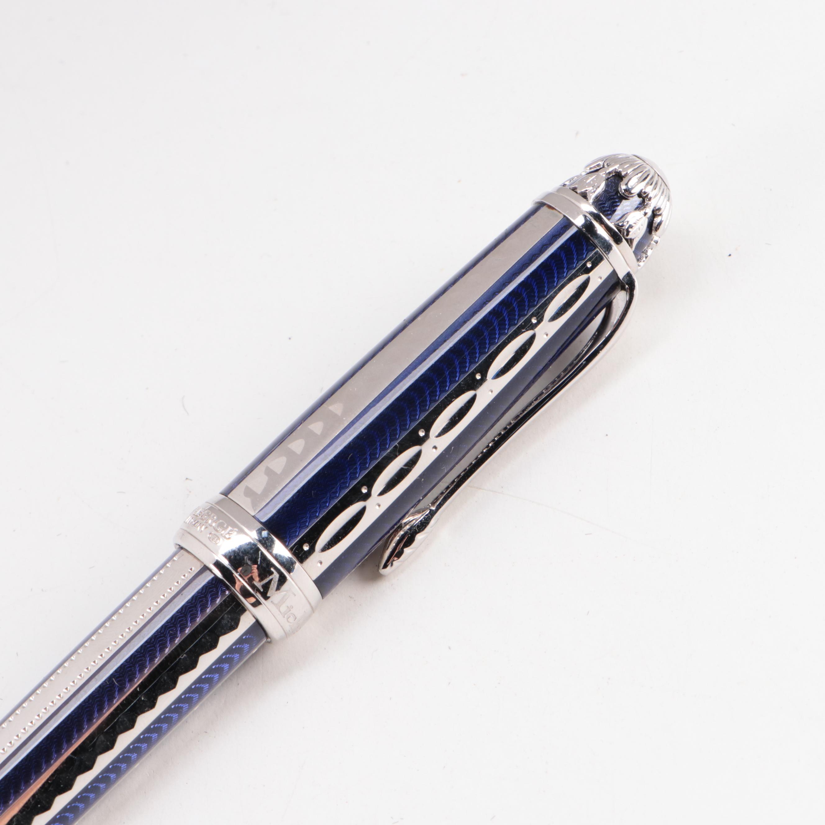 Michel Perchin Limited Edition Fabergé Imperial Blue Enamel and ...