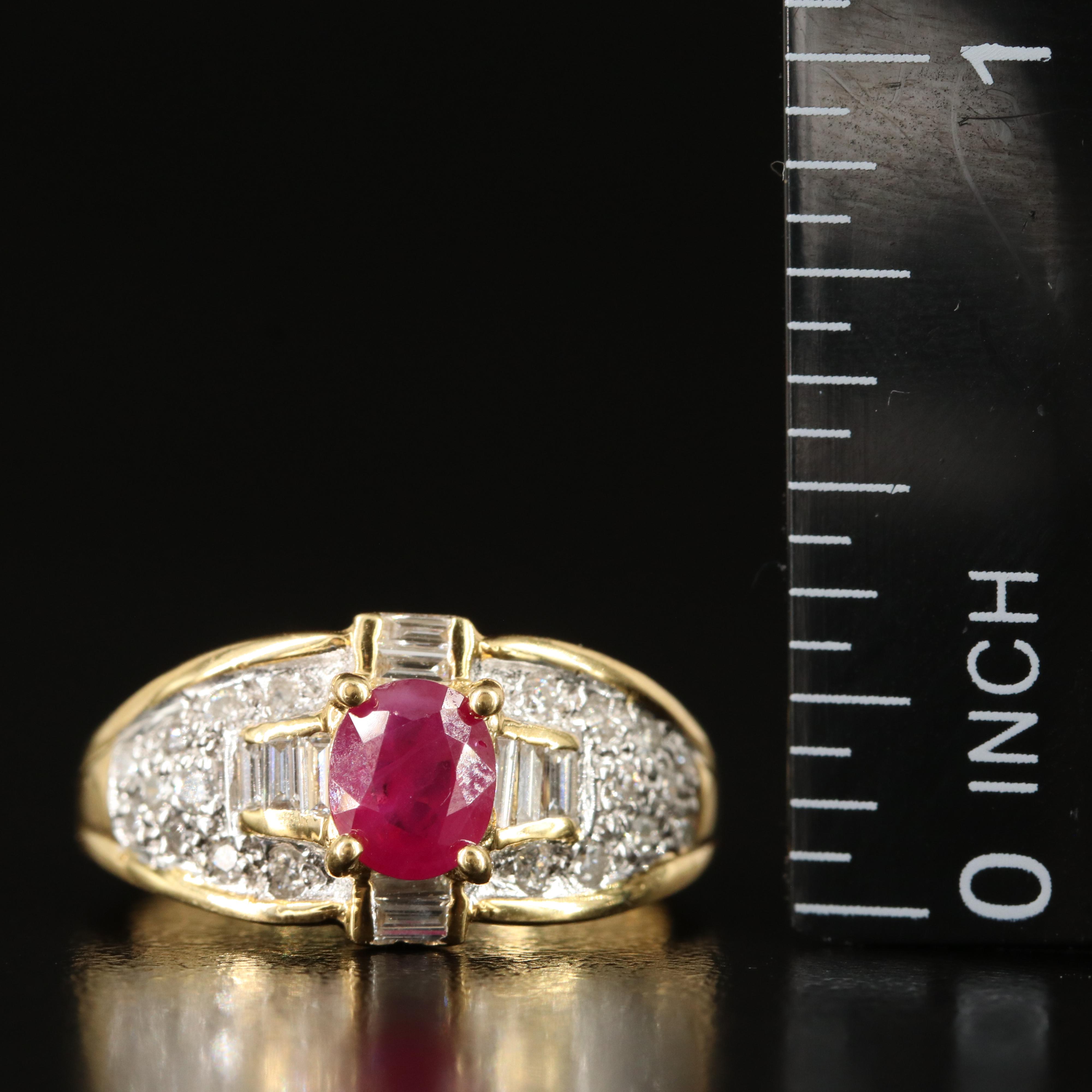 18K Ruby and Diamond Ring | EBTH