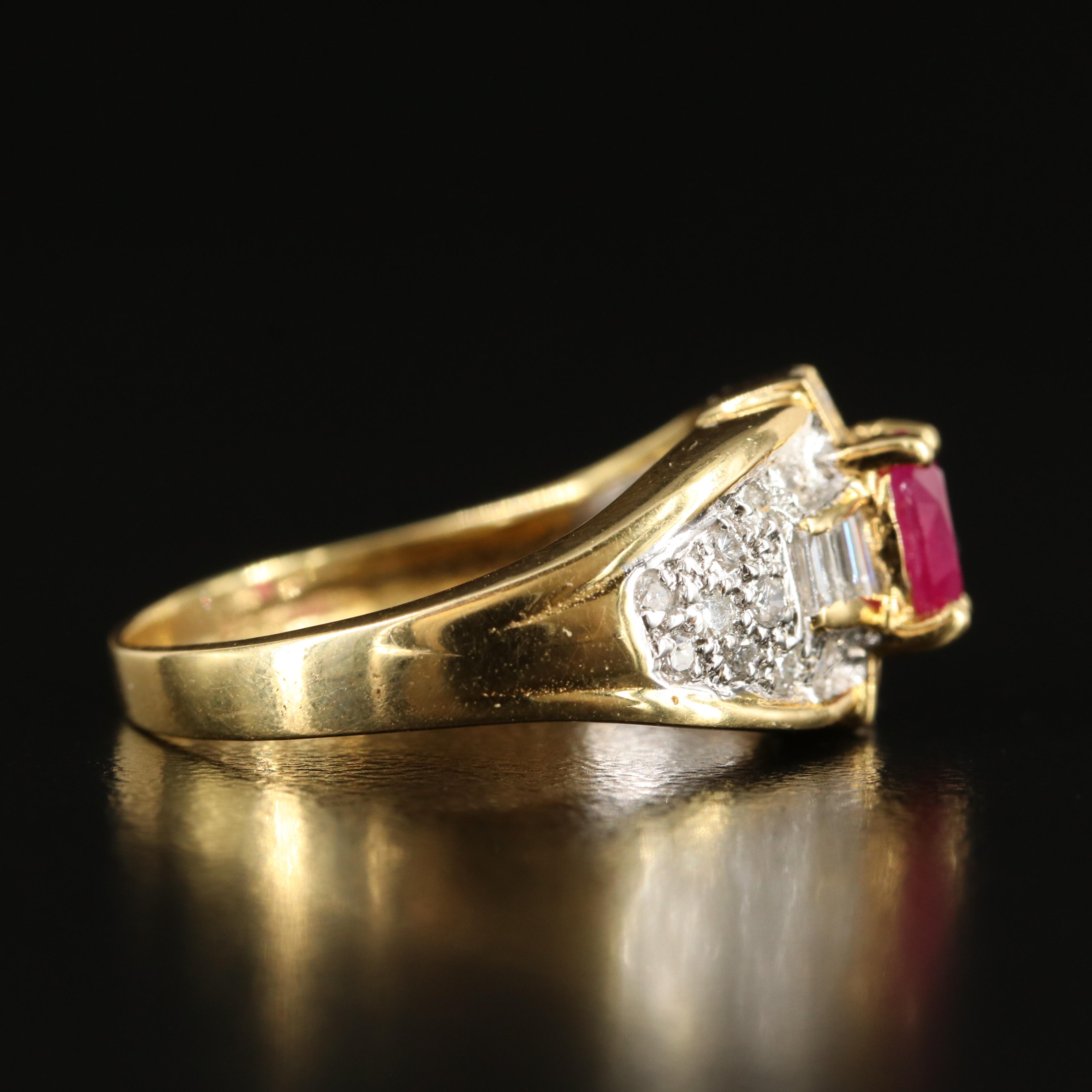 18K Ruby and Diamond Ring | EBTH