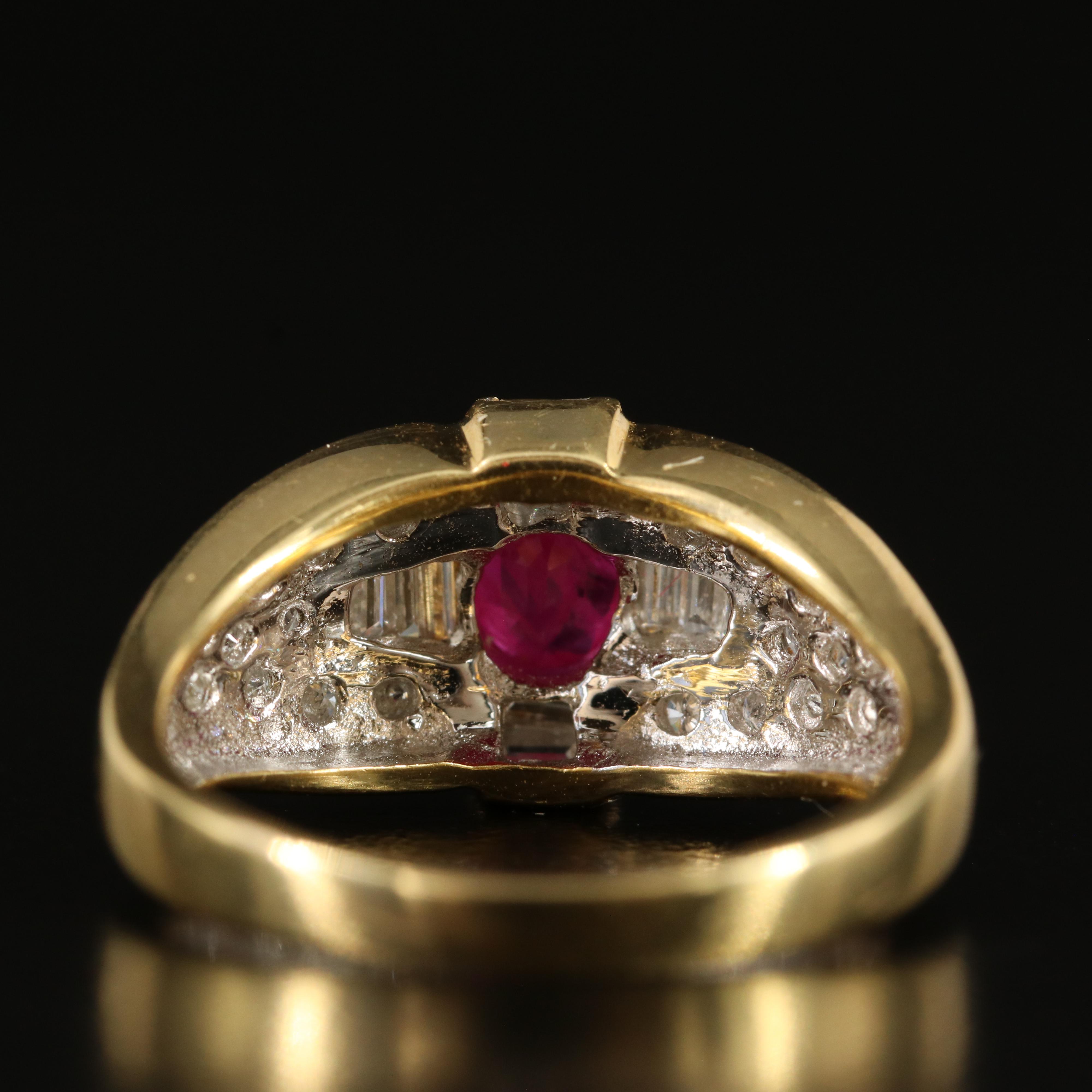 18K Ruby and Diamond Ring | EBTH