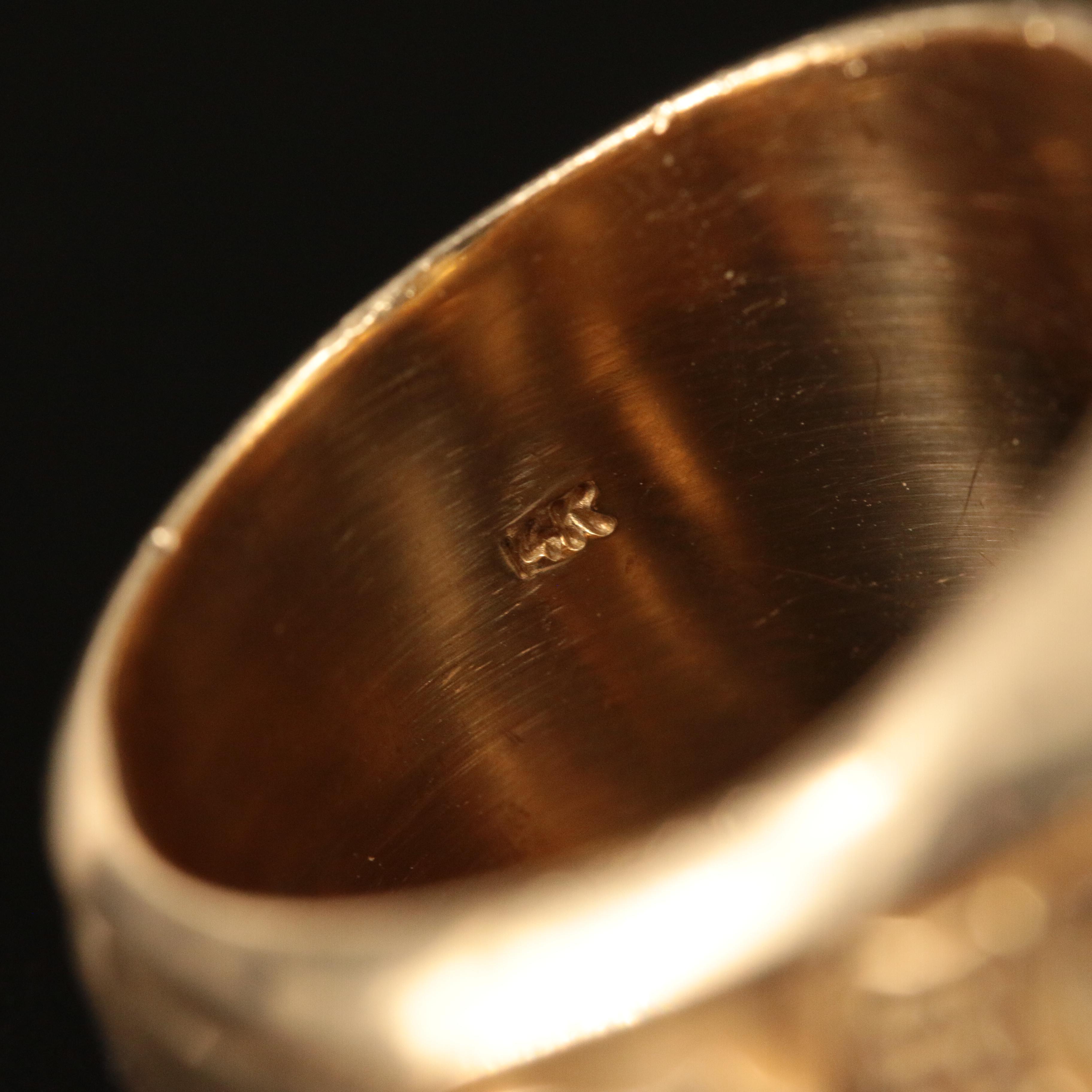 14K Diamond and Ruby Stanley Cup Champions Detroit Redwings Ring | EBTH