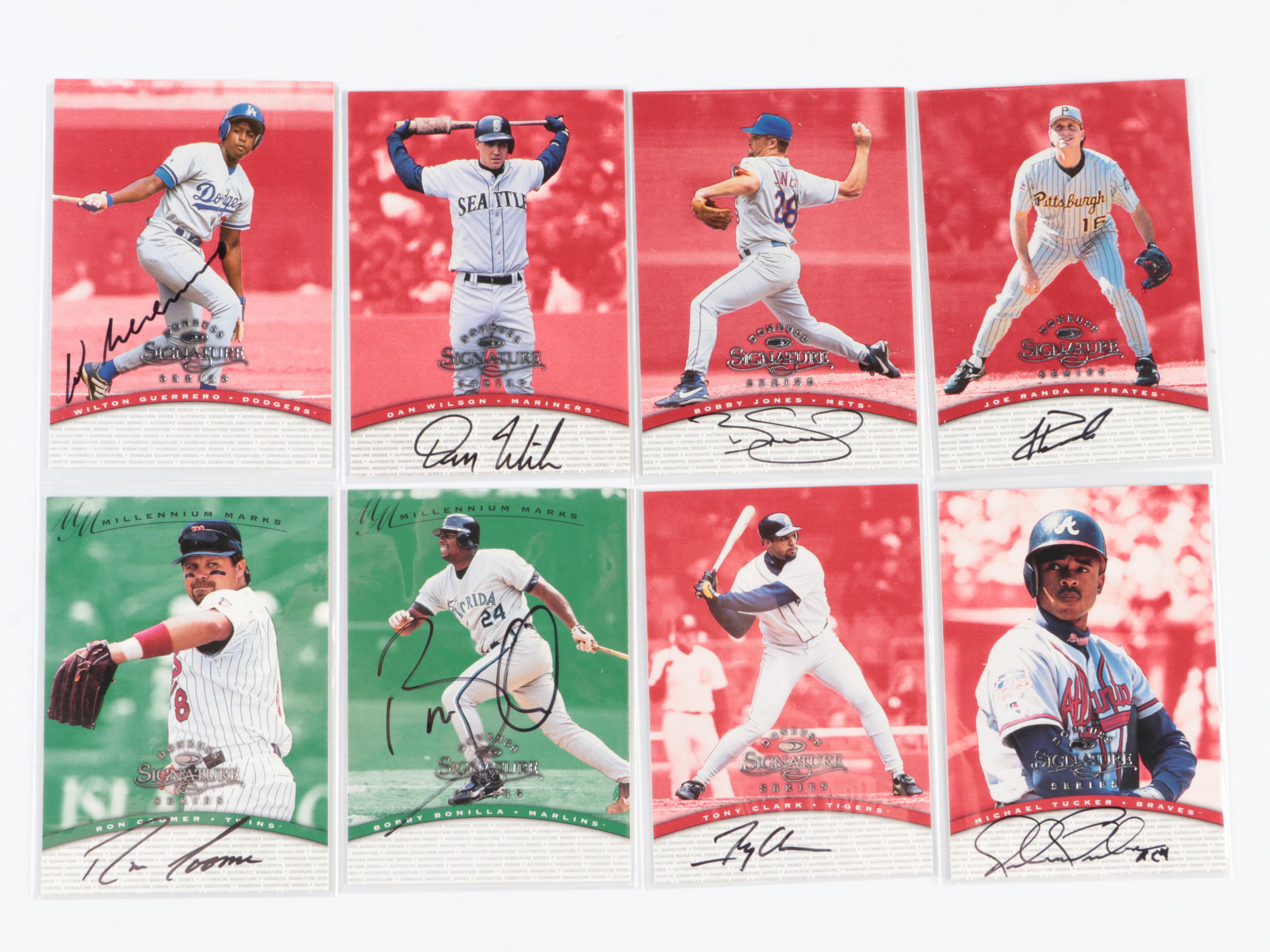 1997 Donruss Signature Series Signed Baseball Cards with Todd Walker ...